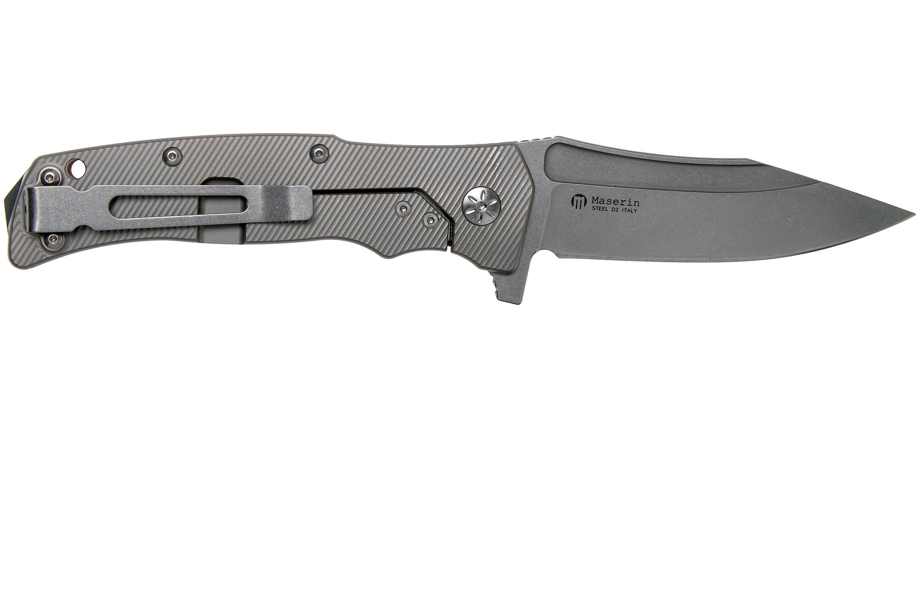 Maserin Reactor 681/G10M Brown G10 pocket knife | Advantageously ...