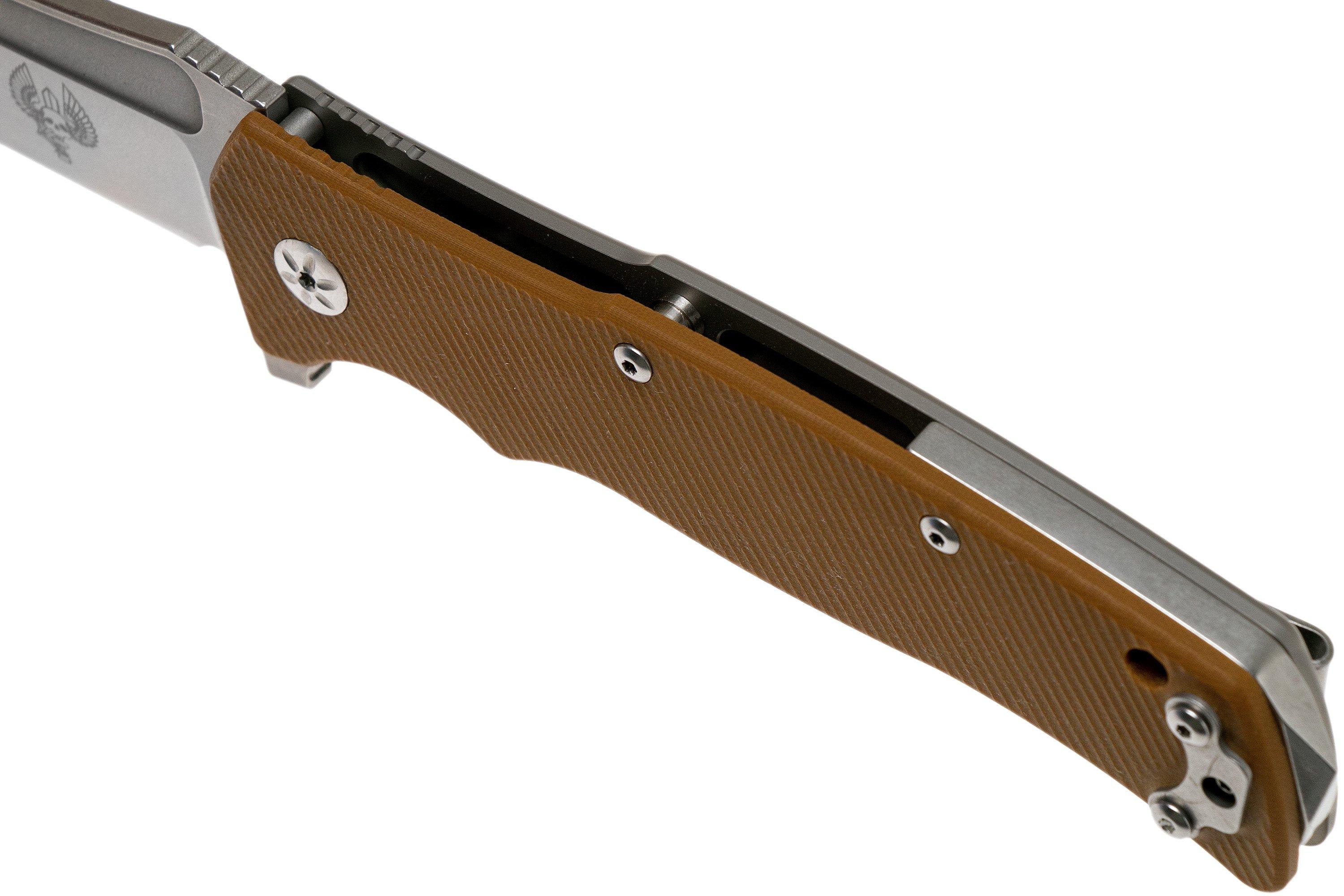 Maserin Reactor 681/G10M Brown G10 pocket knife | Advantageously ...