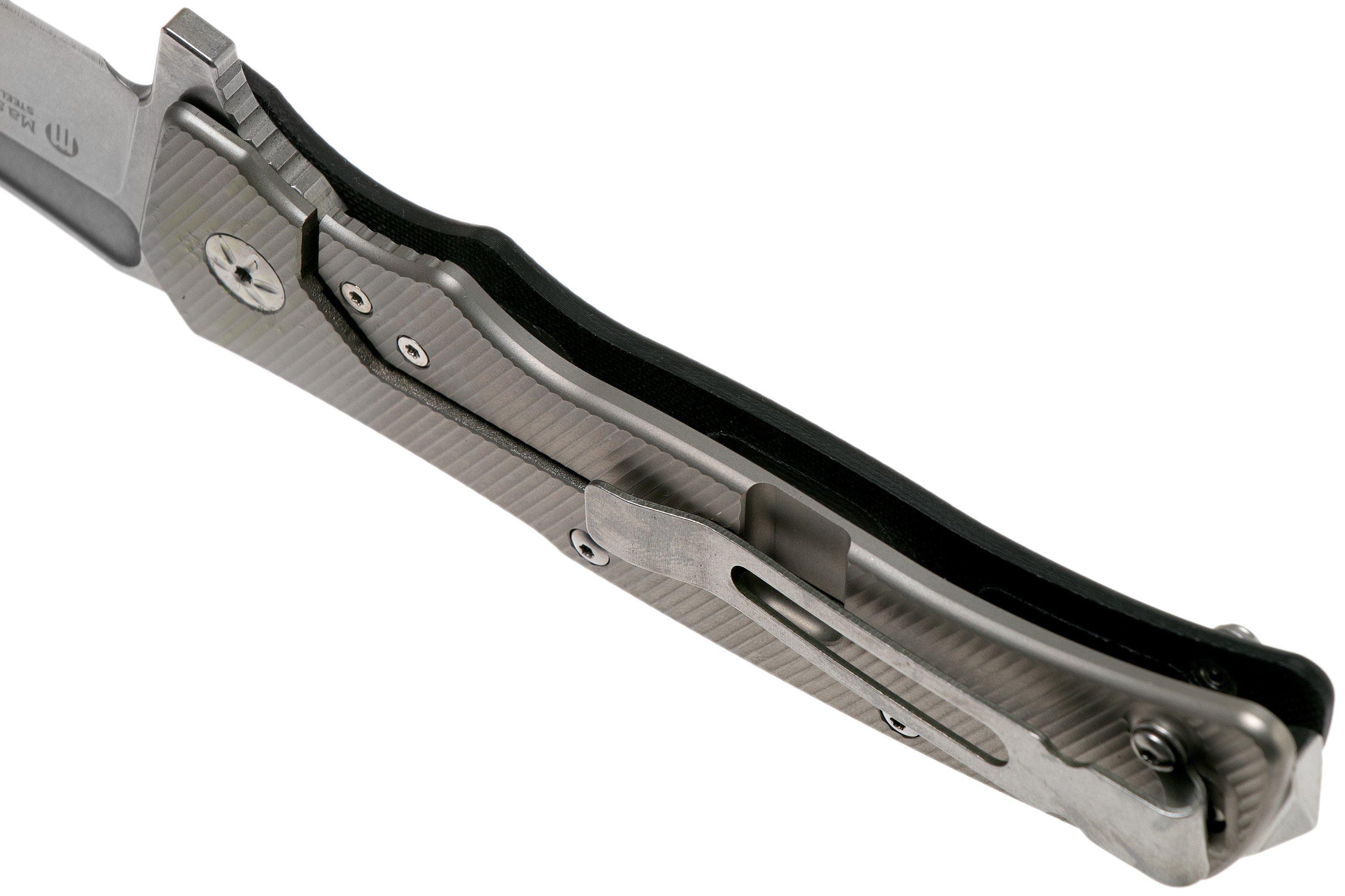 Maserin Reactor 681/G10N Black G10 pocket knife | Advantageously ...