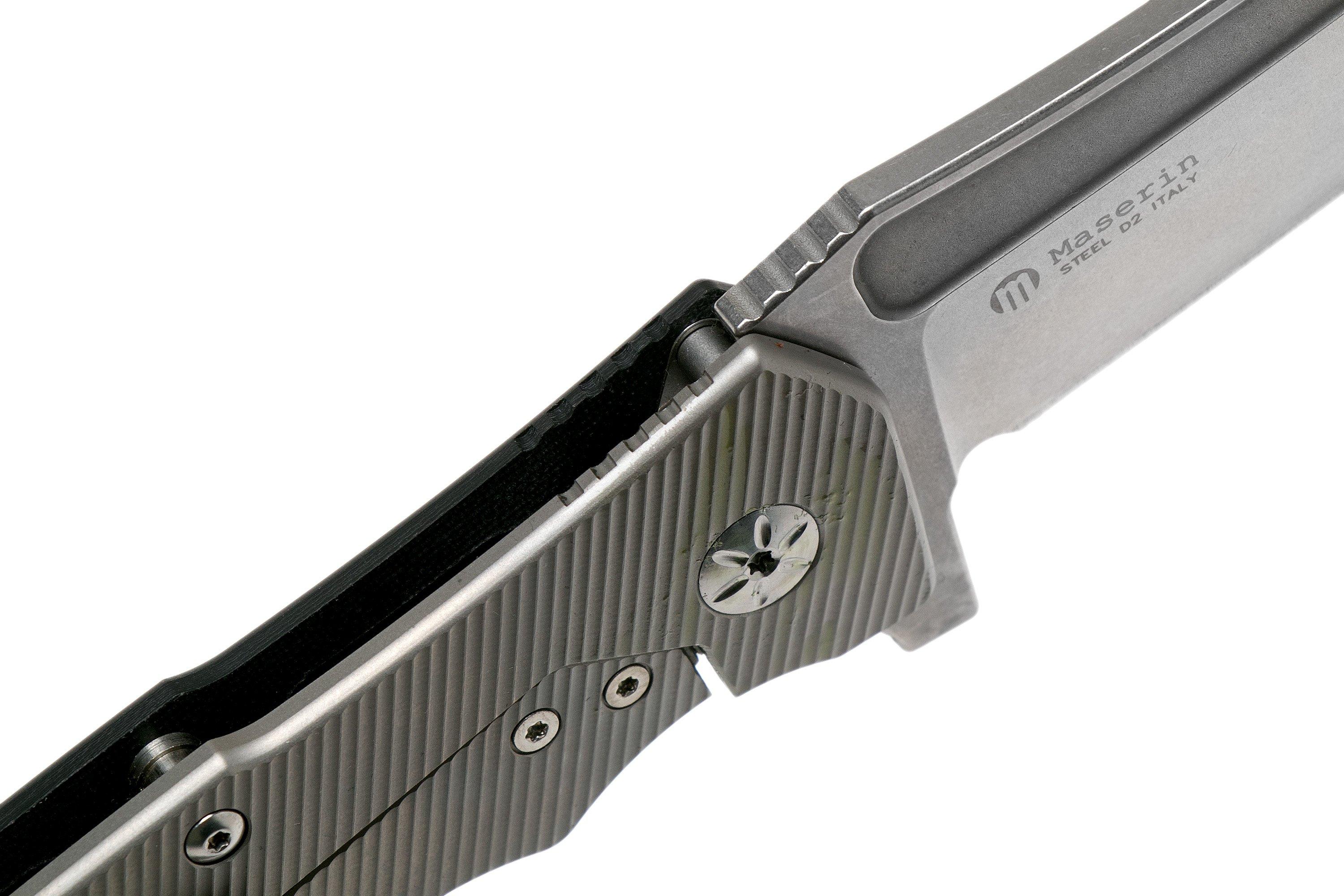 Maserin Reactor 681/G10N Black G10 pocket knife | Advantageously ...