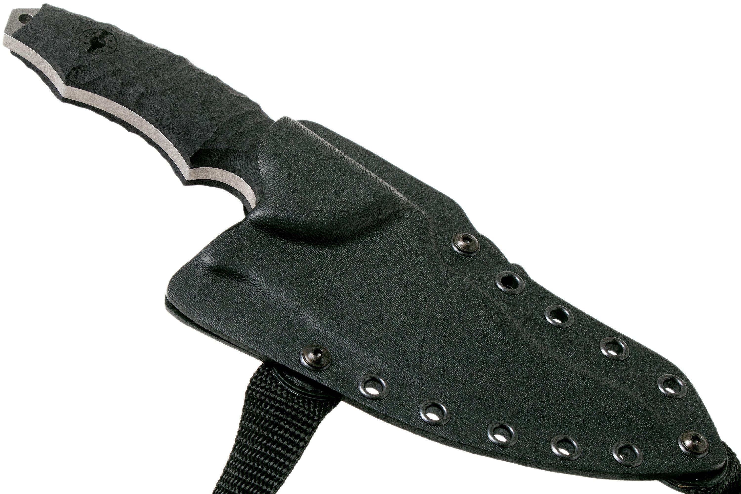 Maserin Badger 940-G10N Black G10 vaststaand mes, Alessandro Zanin ...