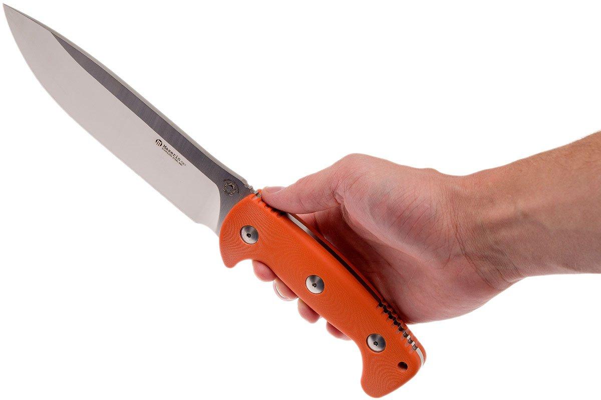 Maserin Hunting 978 Orange G10 978/G10A hunting knife | Advantageously ...