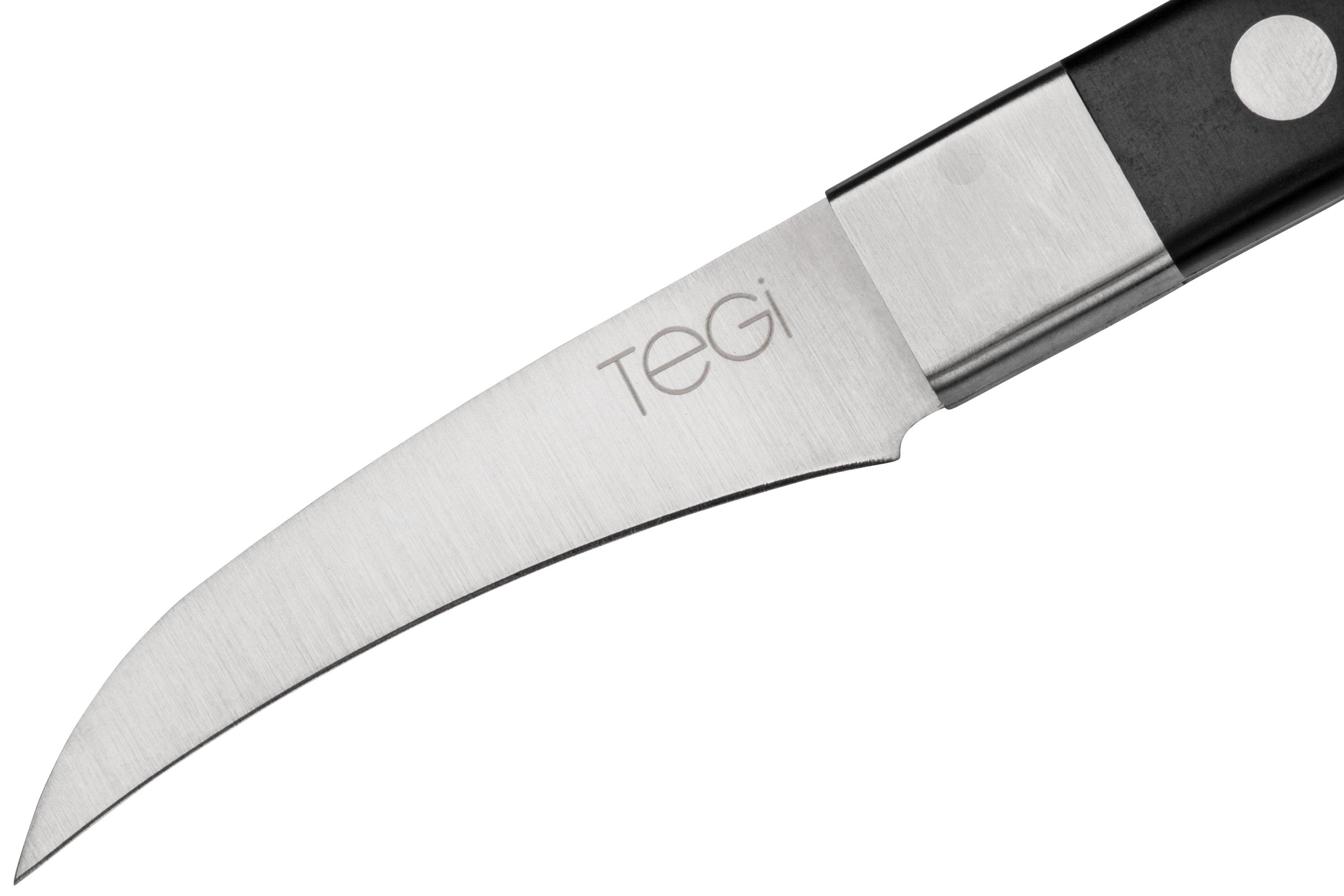 Maserin TEGI 2500-07PN turning knife black, 7cm | Advantageously ...