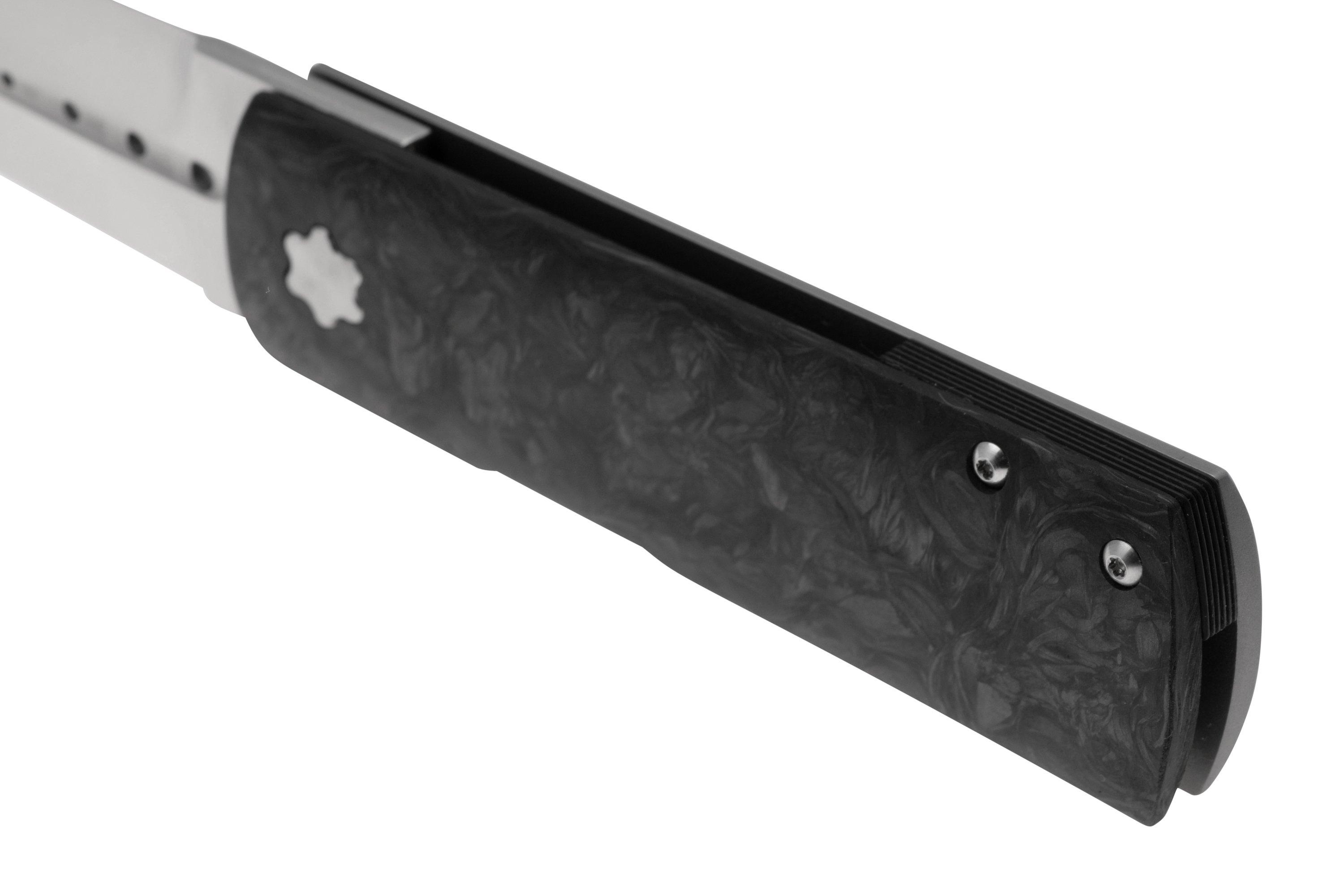 Maserin Daga 372-N, Elmax, Black Fatcarbon, coltello da tasca, design di Attilio Morotti | Fare ...