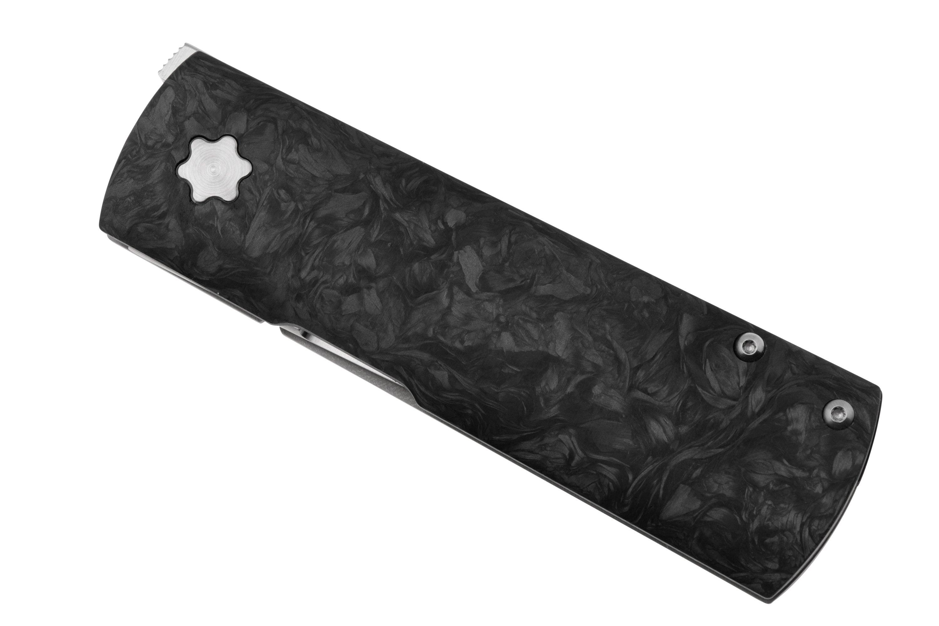 Maserin Daga 372-N, Elmax, Black Fatcarbon, pocket knife, Attilio ...
