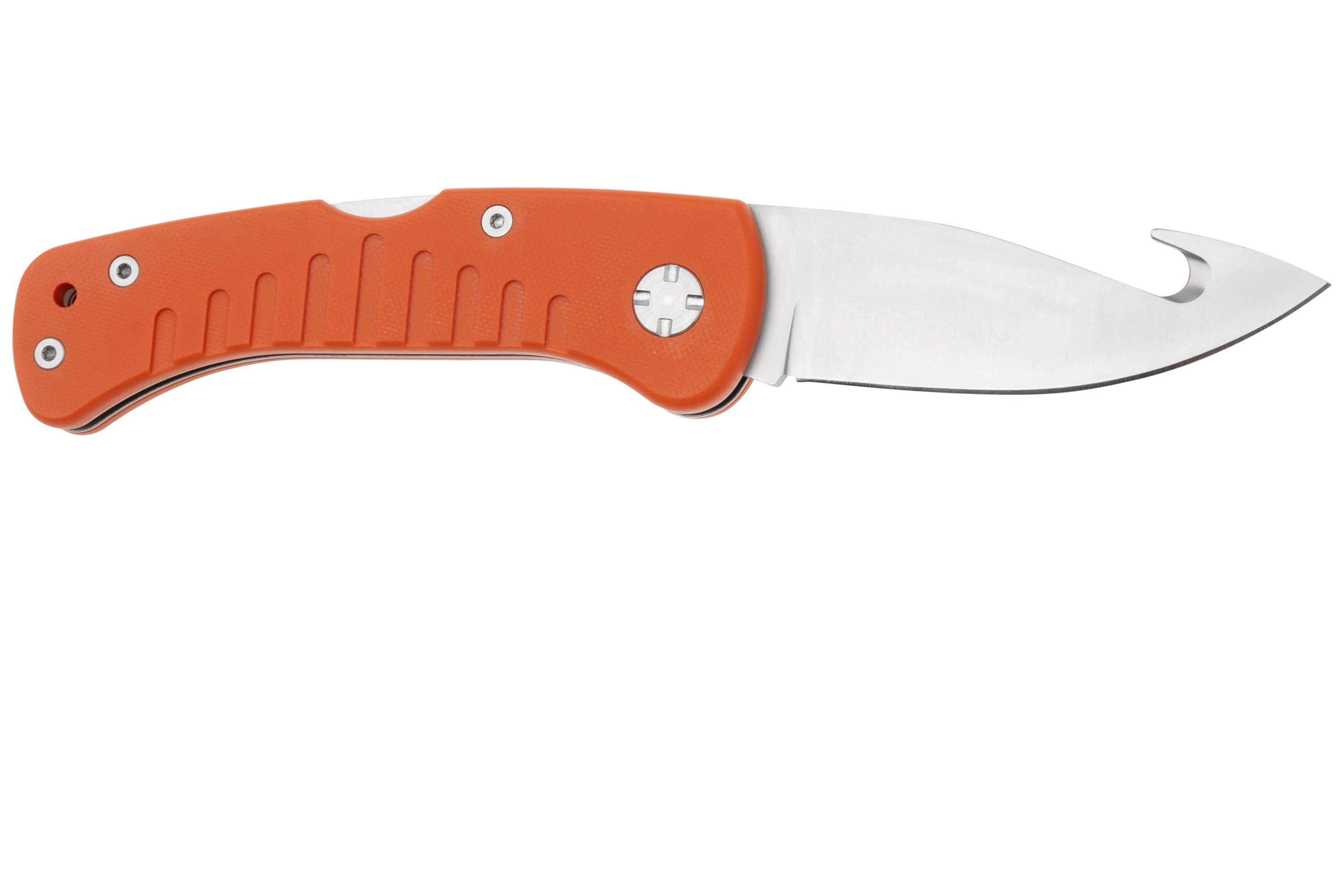 Maserin 763 Skinner Orange G10, Gut Hook, hunting pocket knife ...