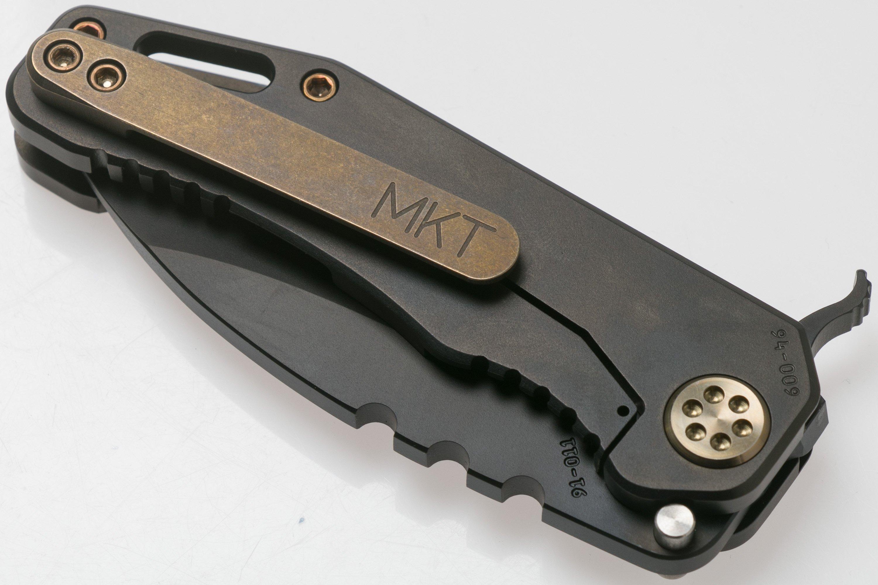 Medford 187F Flipper PVD Ti, PVD Black D2, pocket knife ...