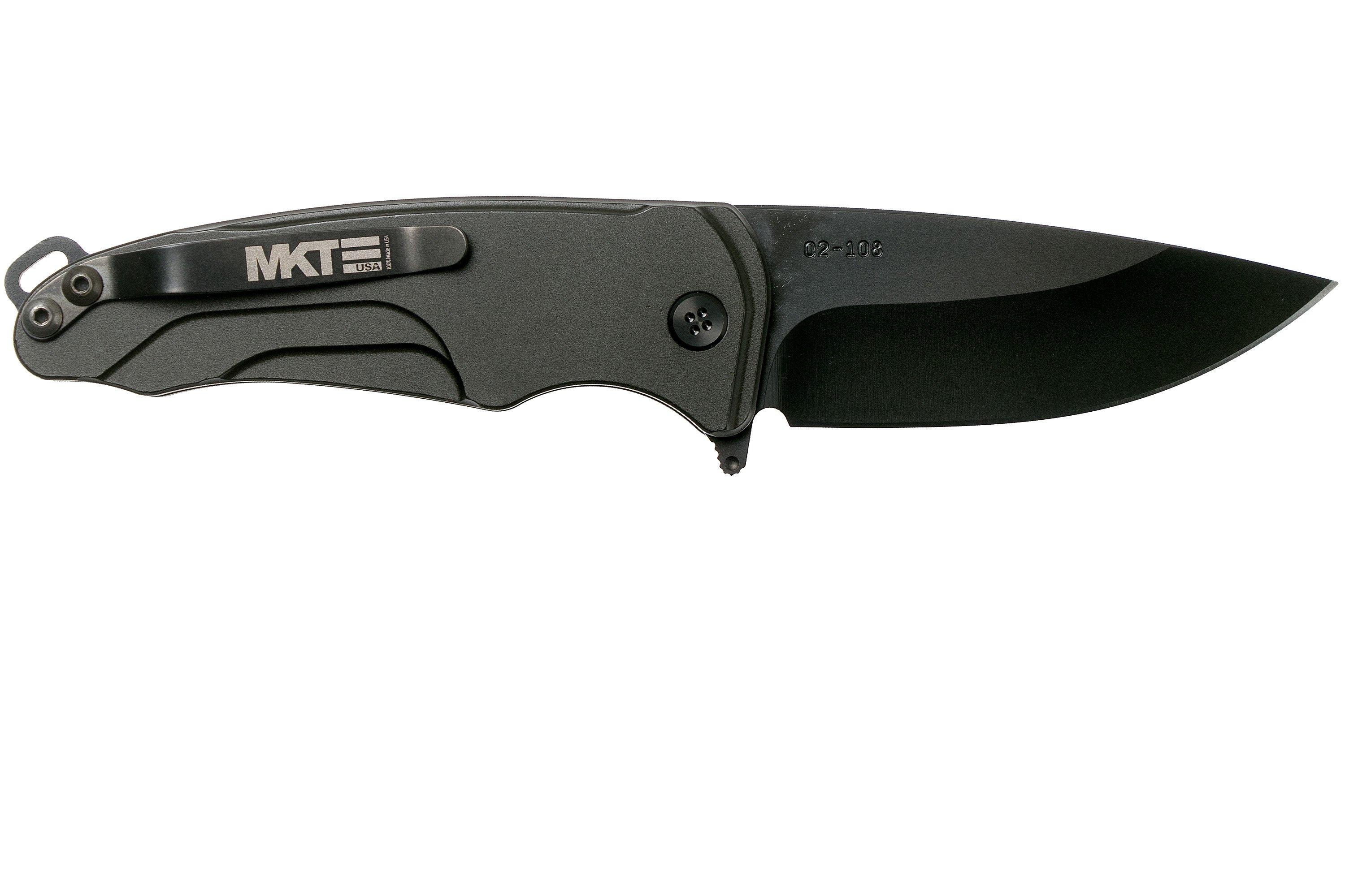 Medford Smooth Criminal S35VN PVD, Green Aluminium pocket knife ...