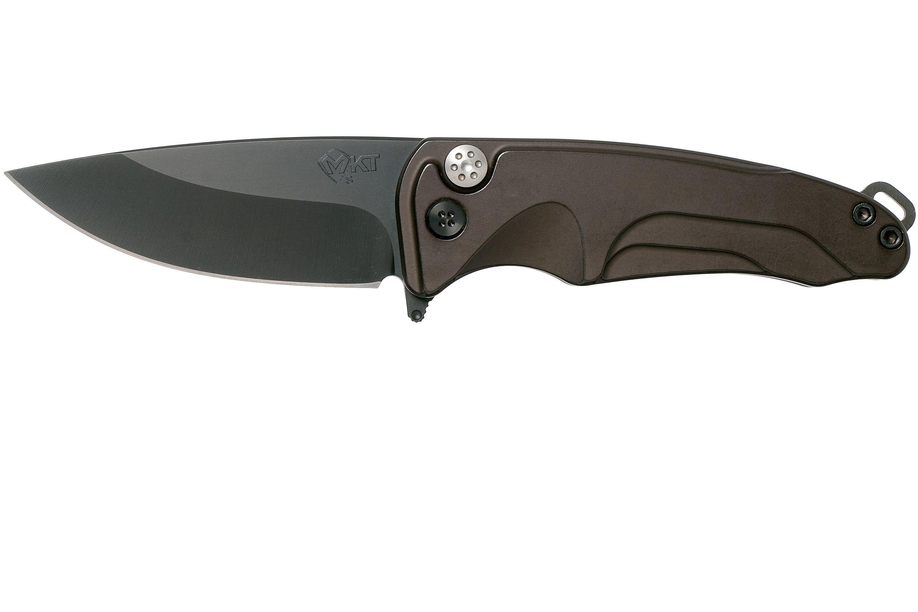 Medford Smooth Criminal S35VN PVD, Bronze Aluminium pocket knife ...