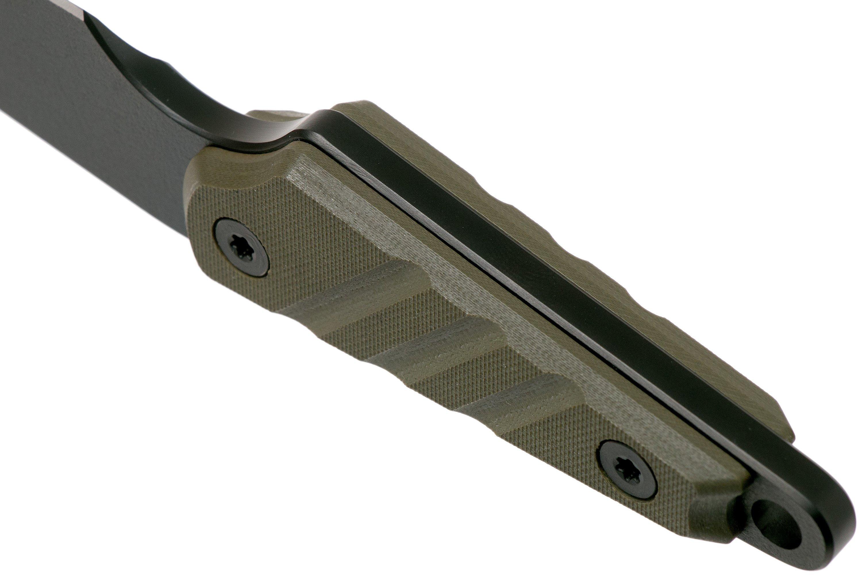 Medford UDT-1 S35VN PVD, OD Green G10 fixed knife | Advantageously ...