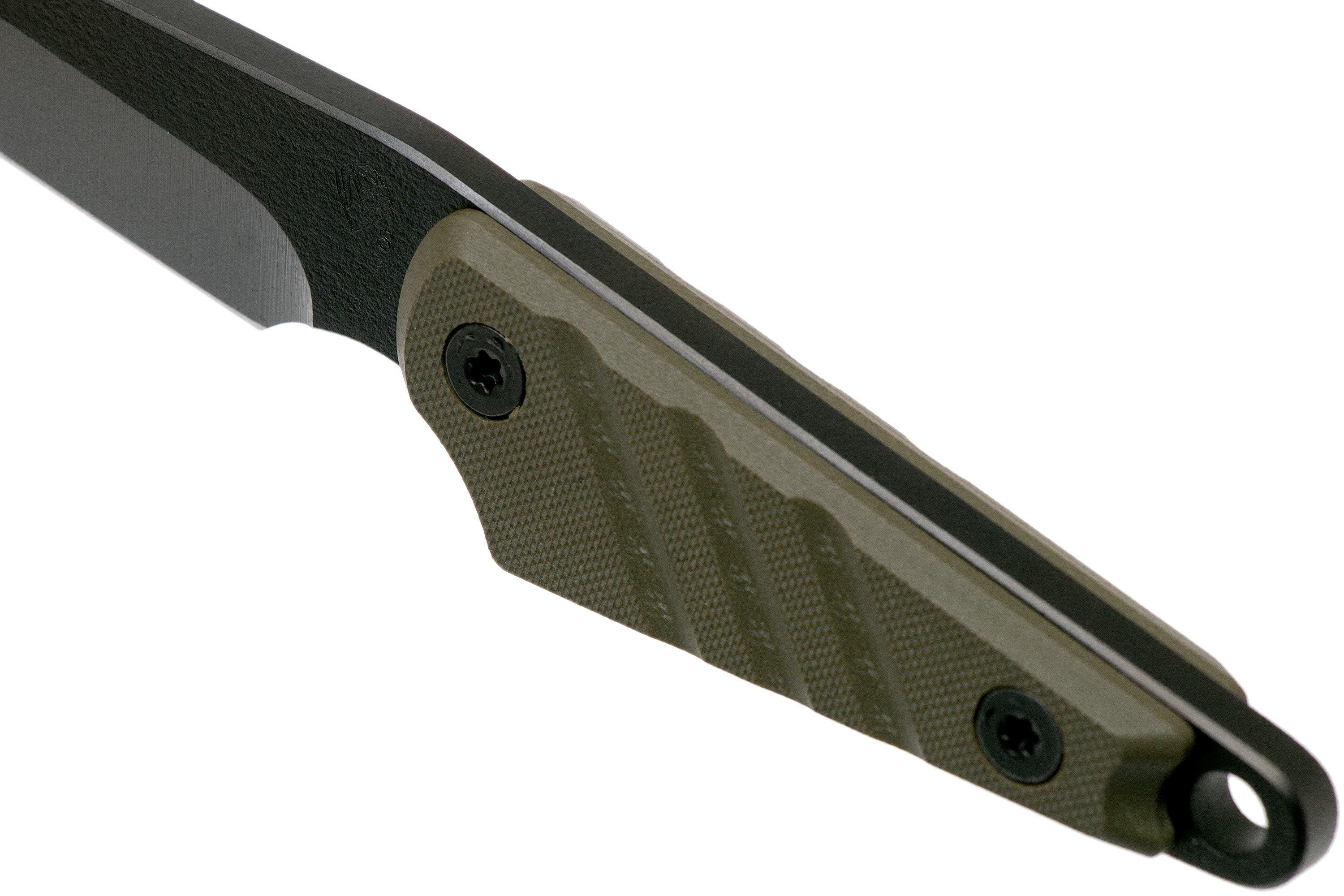 Medford UDT-1 S35VN PVD, OD Green G10 fixed knife | Advantageously ...