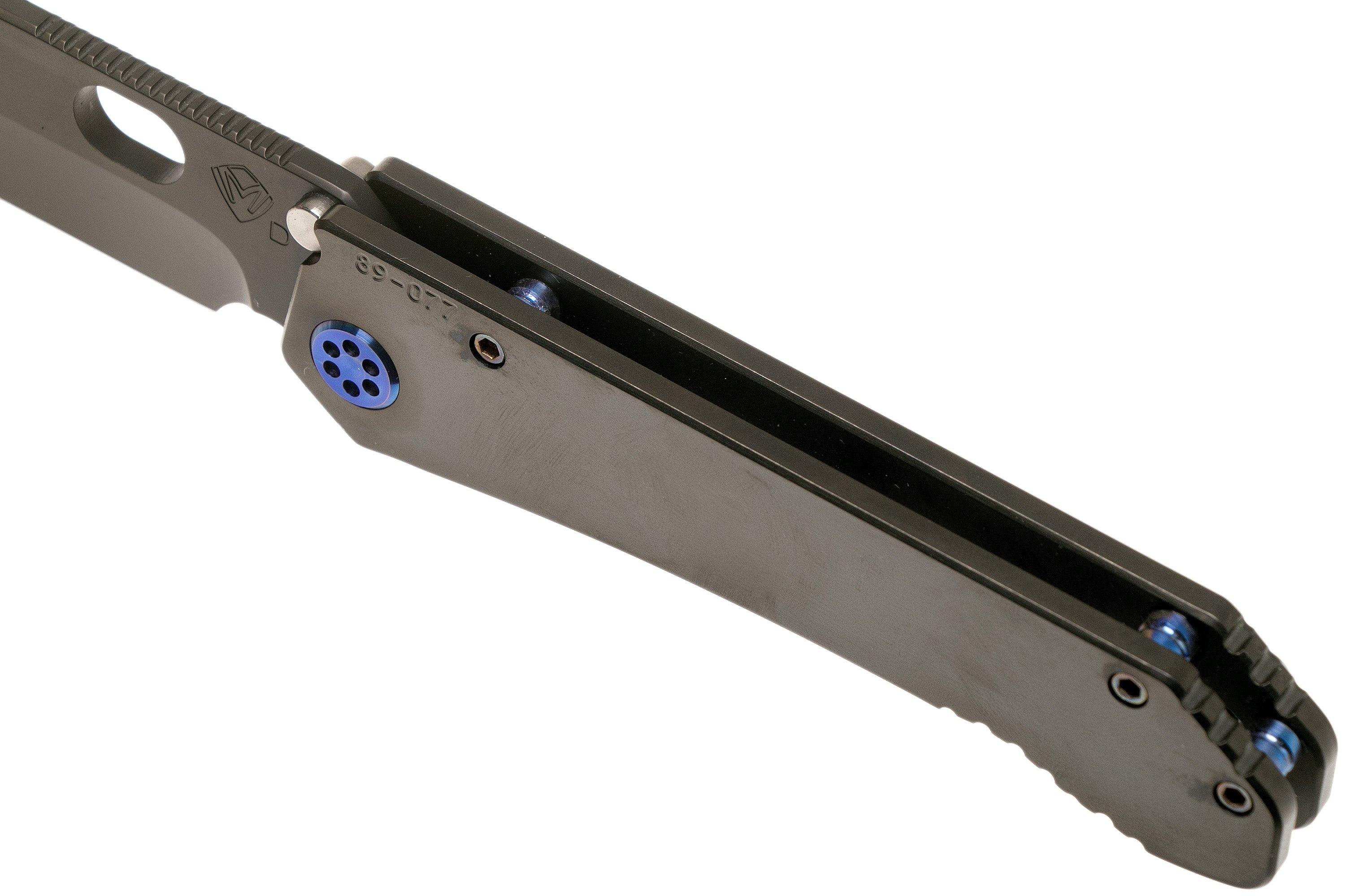 Medford 187DP D2, PVD Klinge, PVD Griff, Hardware blau, Taschenmesser ...