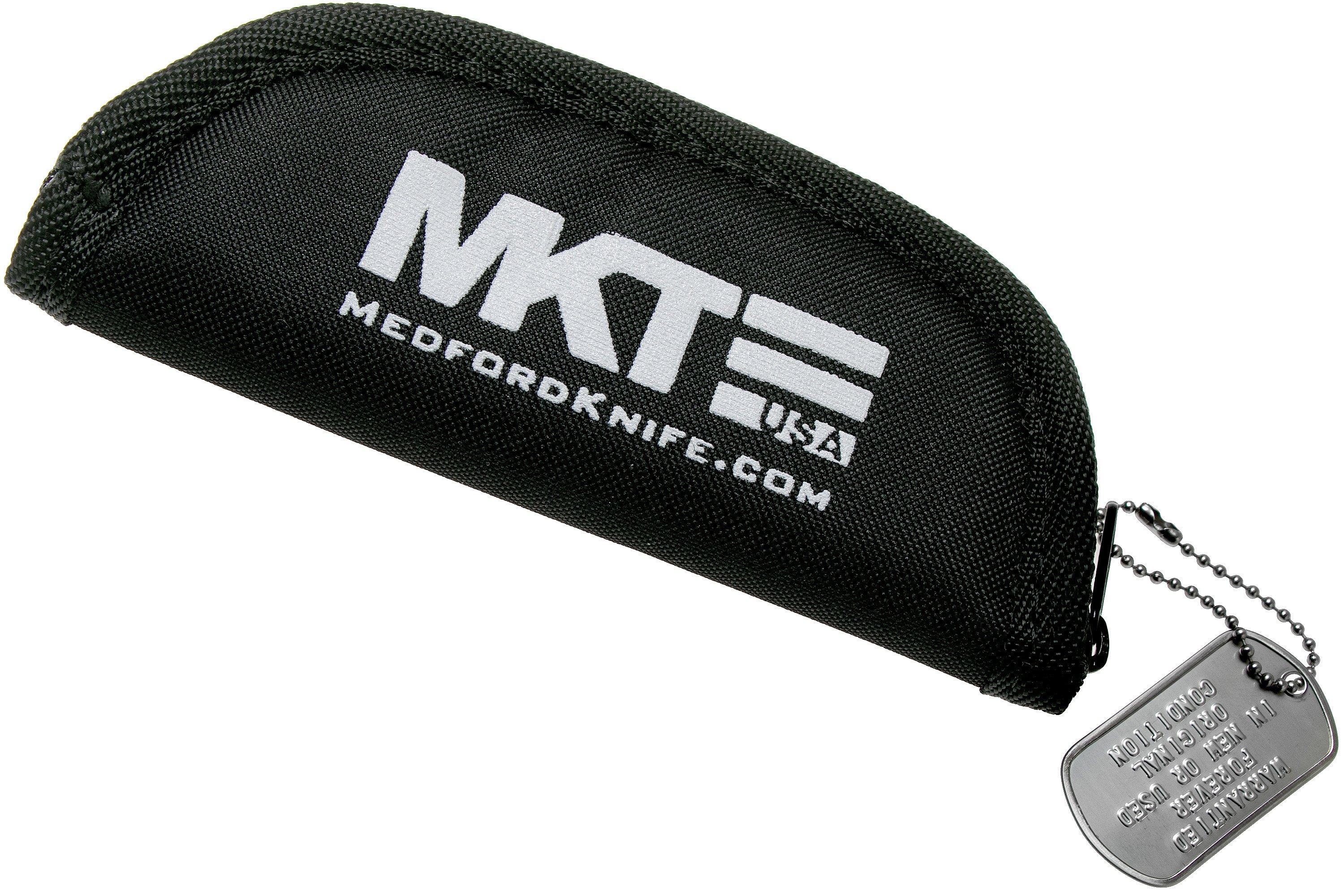 Medford 187DP D2, PVD Klinge, PVD Griff, Hardware blau, Taschenmesser ...