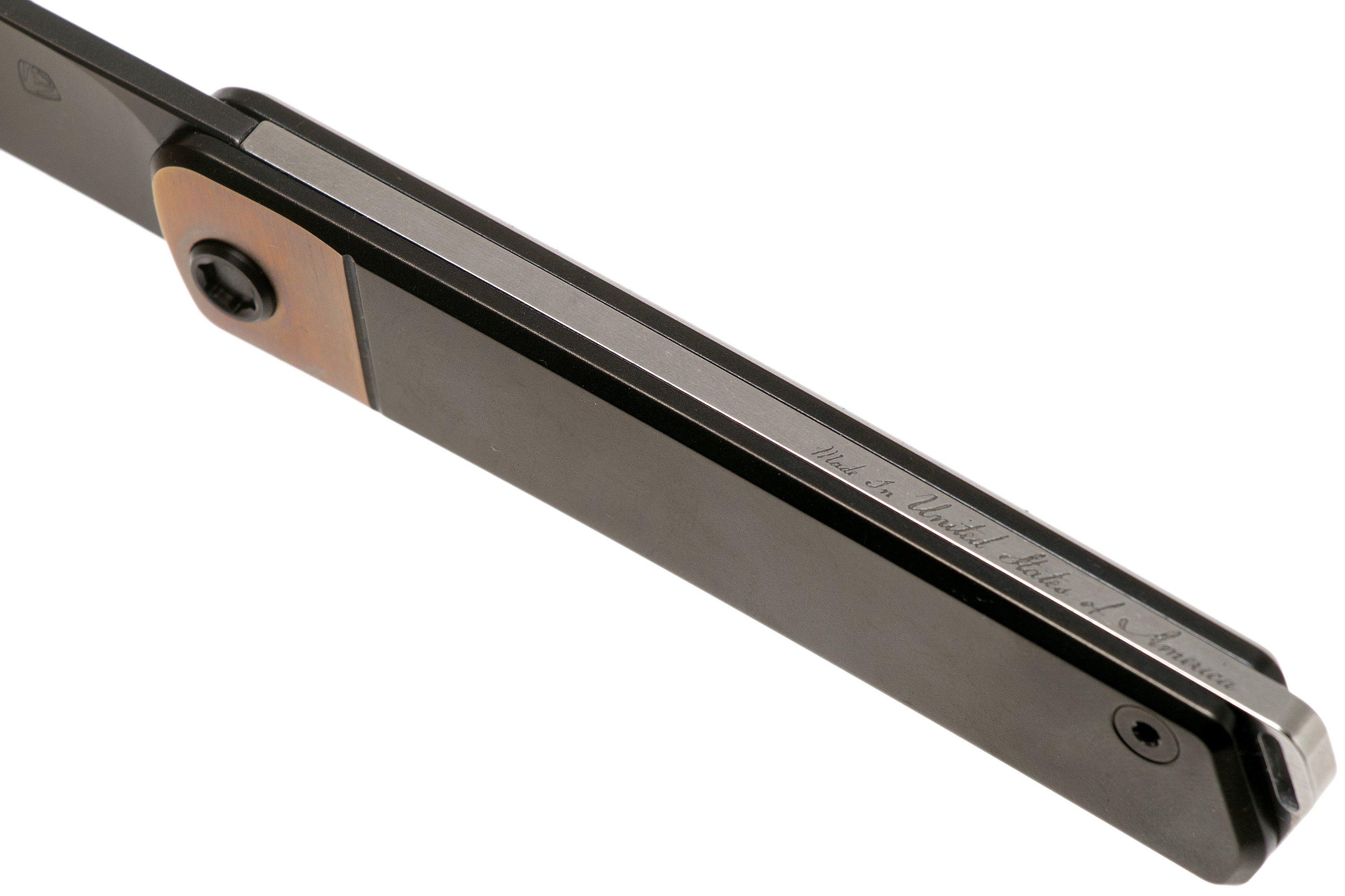 Medford Gentleman Jack S35VN, PVD Klinge, PVD Griff Bronze Bolsters ...