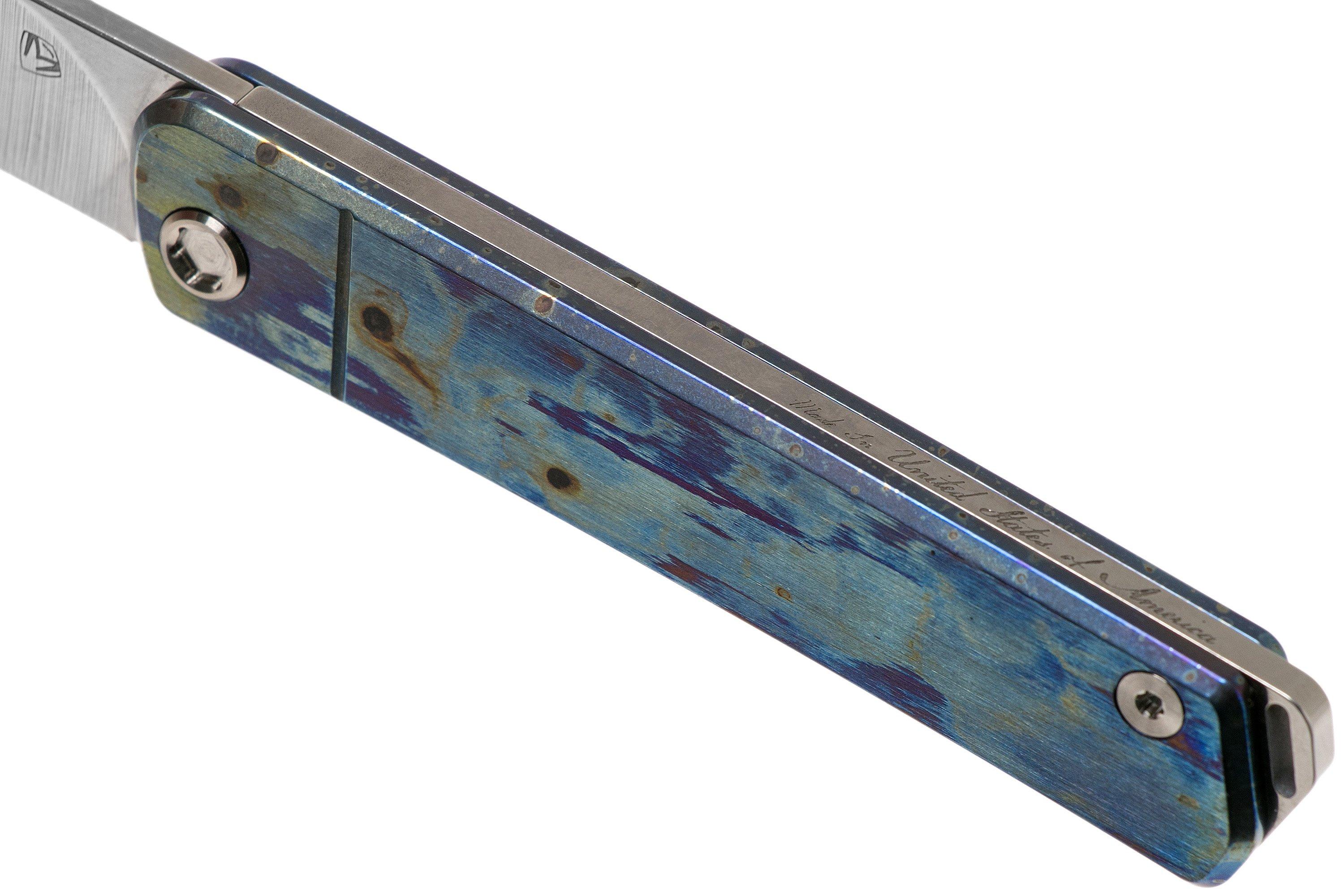 Medford Gentleman Jack S35VN, Tumbled Blade, Faced Galaxy Griff ...