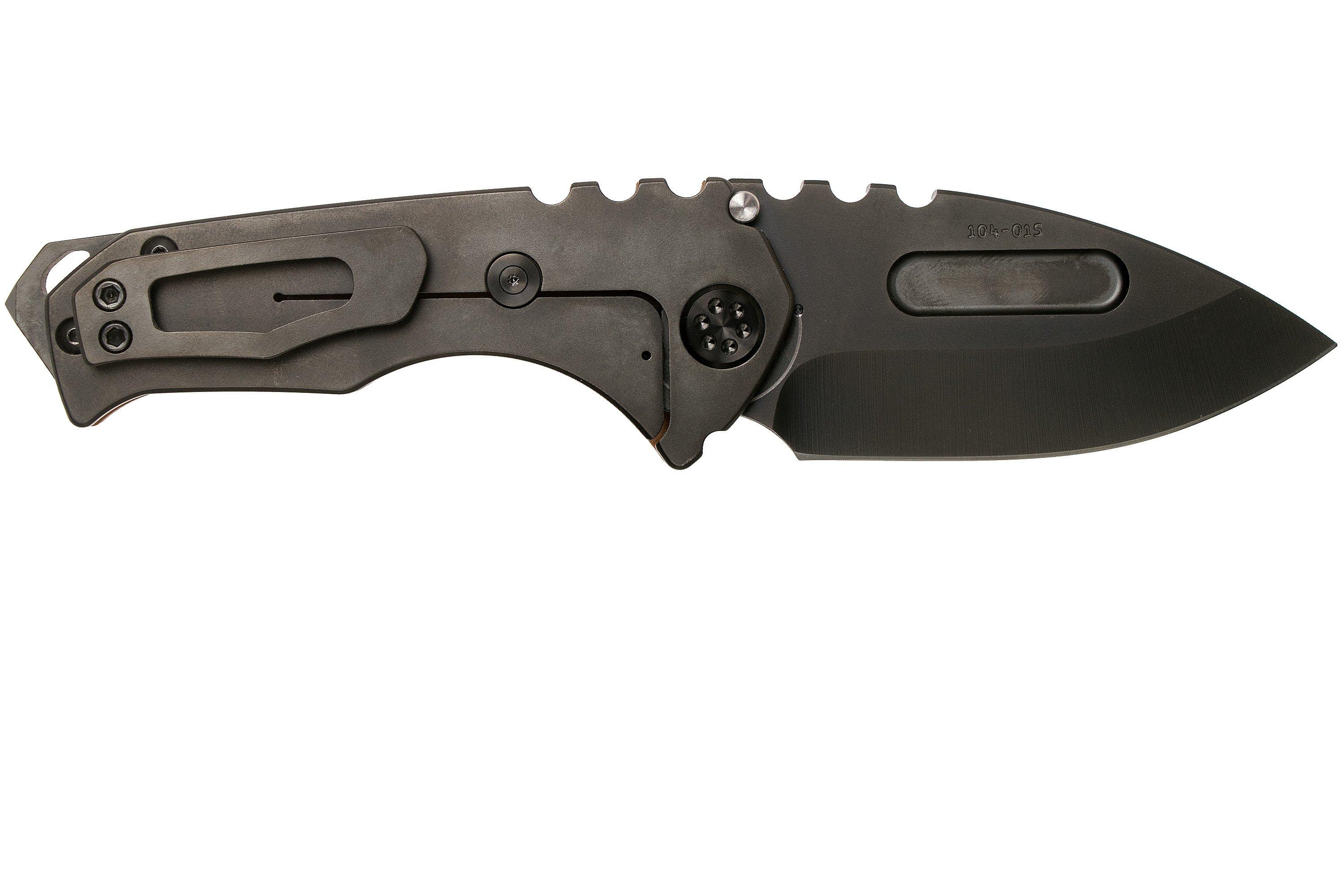 Medford Praetorian Genesis G 3V, PVD Droppoint Blade, Coyote G10 Handle ...