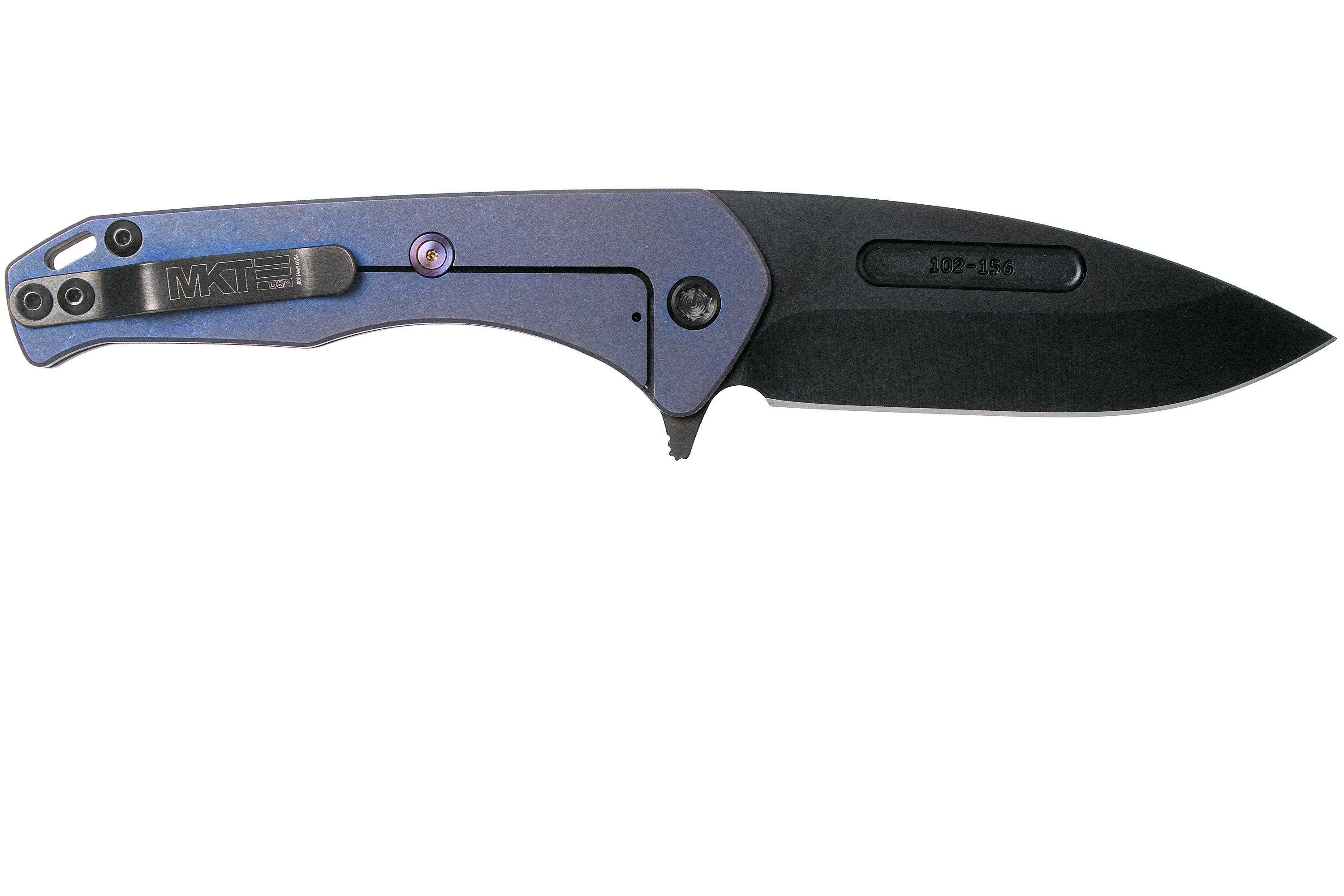 Medford Praetorian Slim Flipper, PVD S35VN, Flamed 'Galaxy' & Blue ...