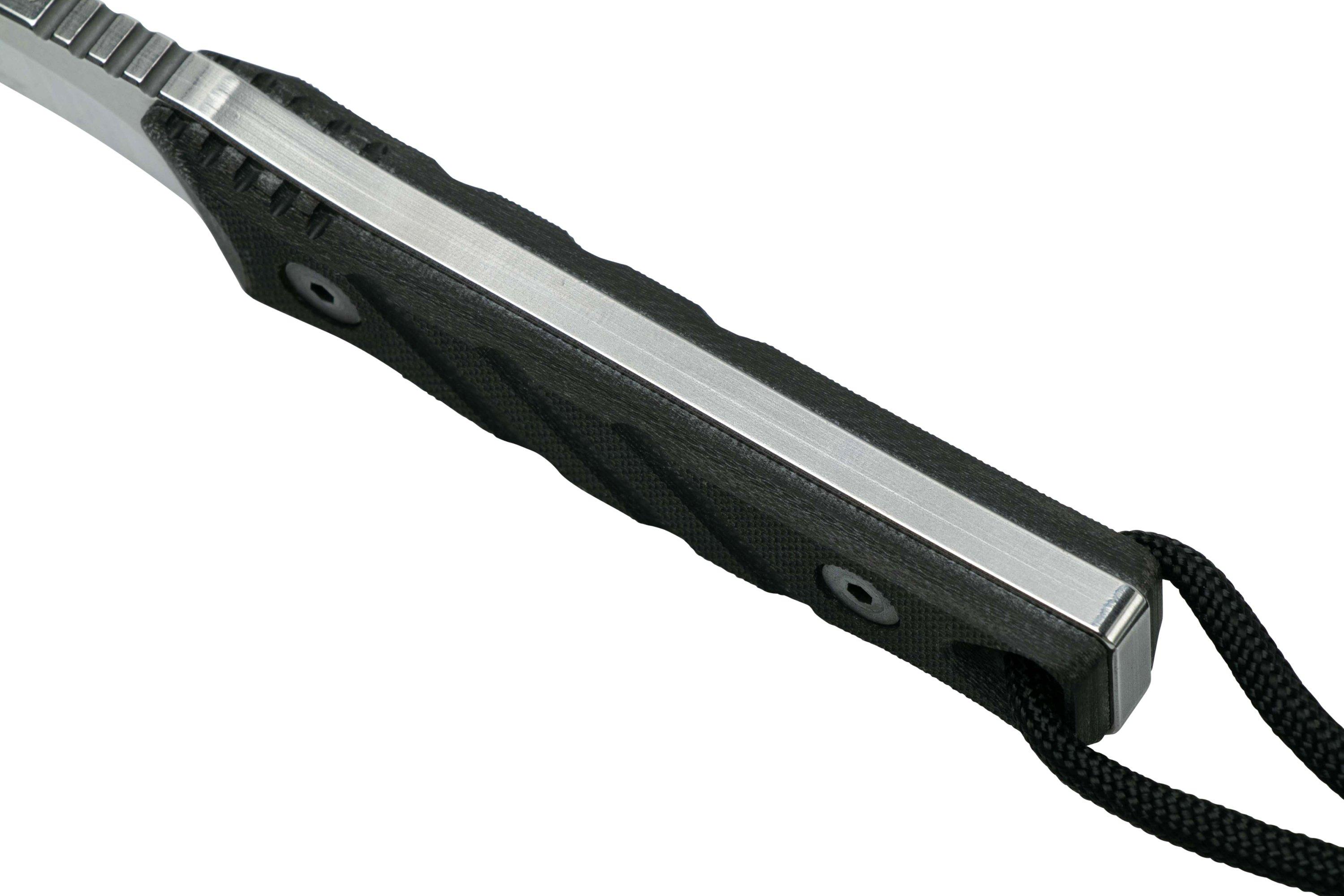 Medford Medford Necromancer S35VN, Tumbled Blade, Black G10 Handle ...