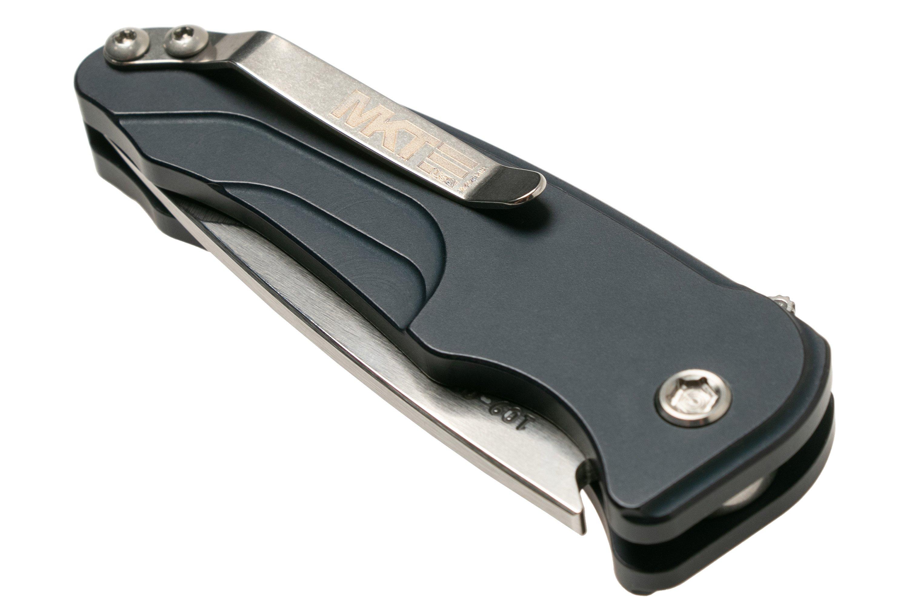 Medford Smooth Criminal S35VN, Satin Blade, Blue Handle, Silver ...