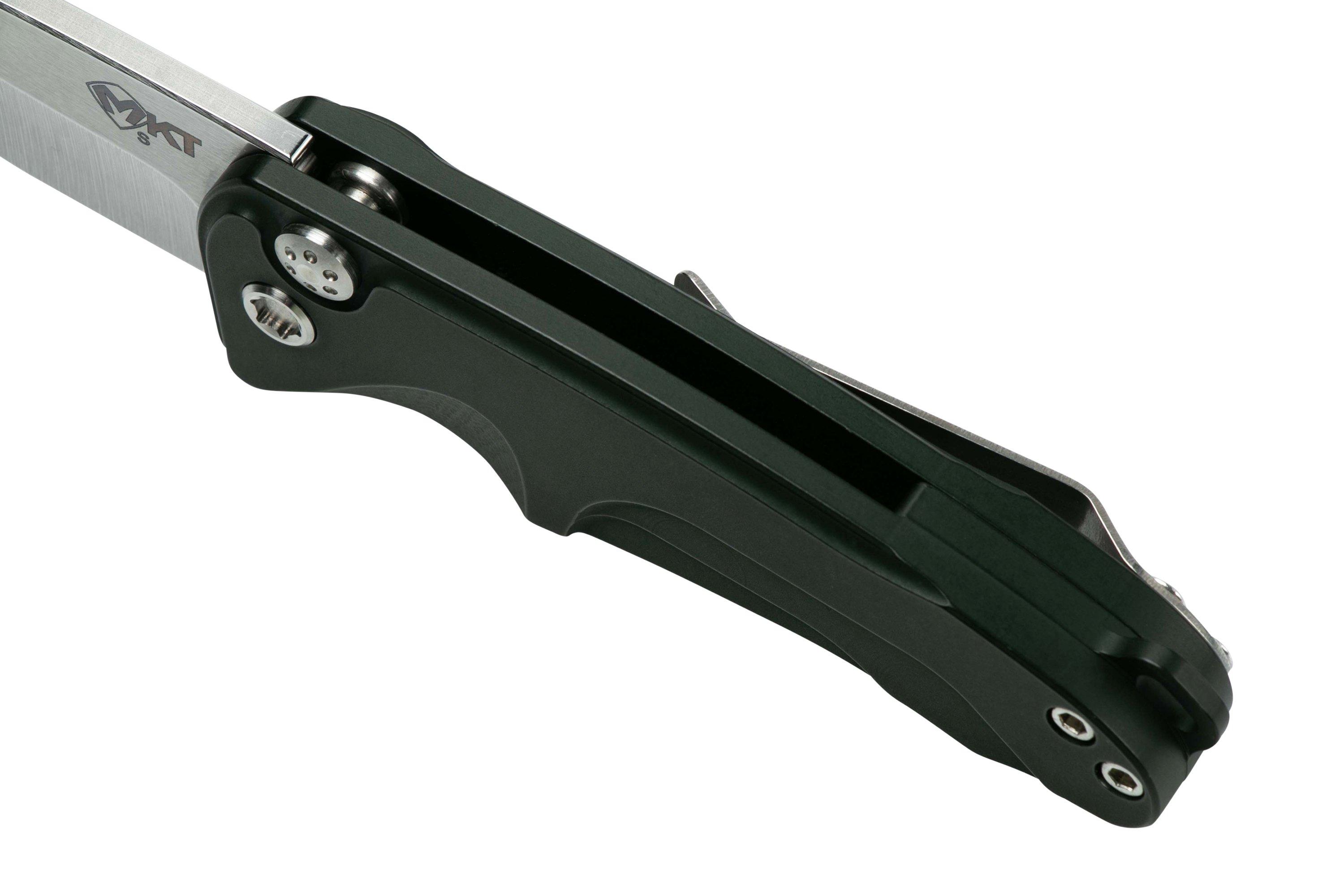 Medford Smooth Criminal S35VN Tumbled, Green Aluminium Handle pocket ...