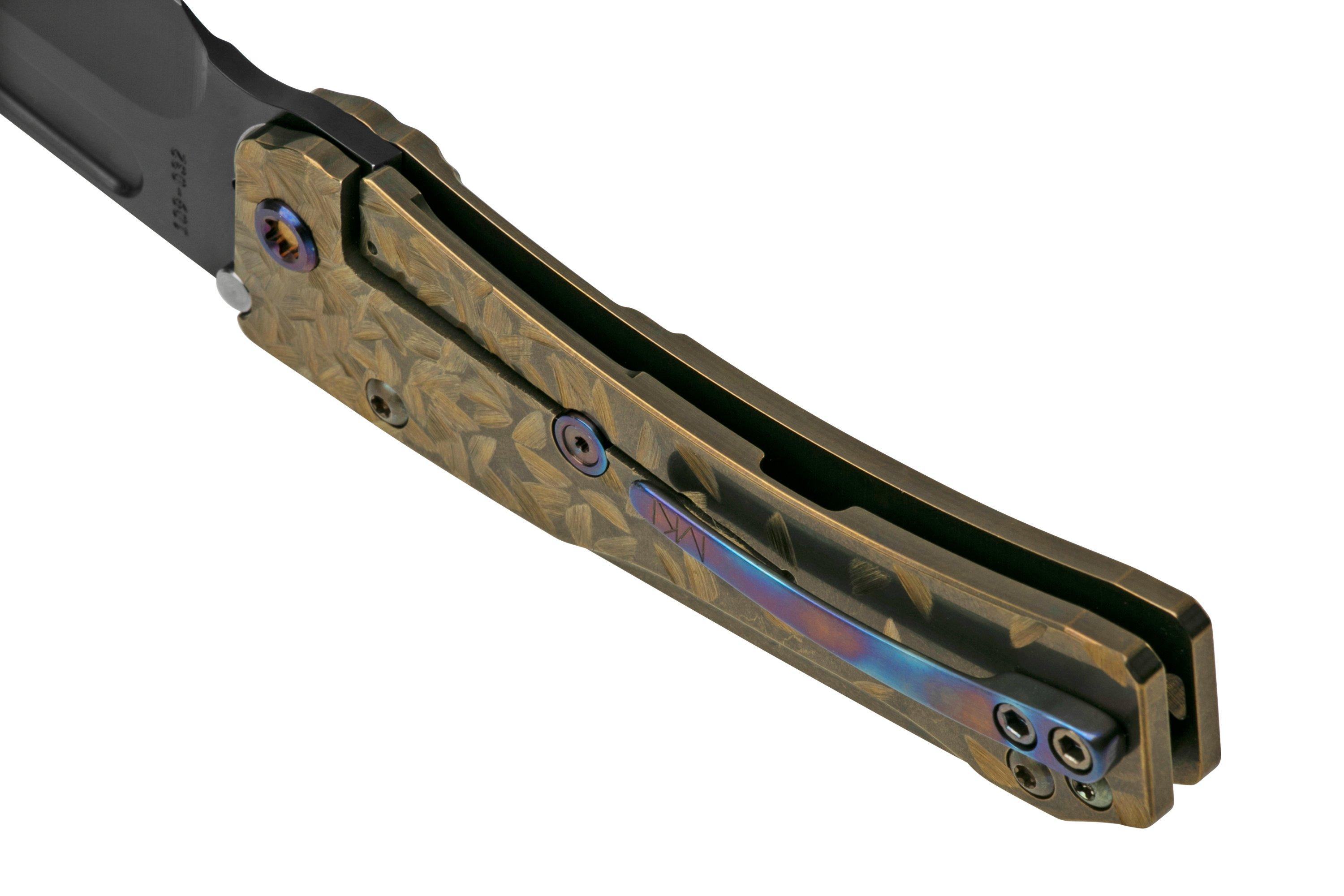 Medford Slim Midi, S45VN PVD DP, Bronze Hammered Fade Handles, pocket ...