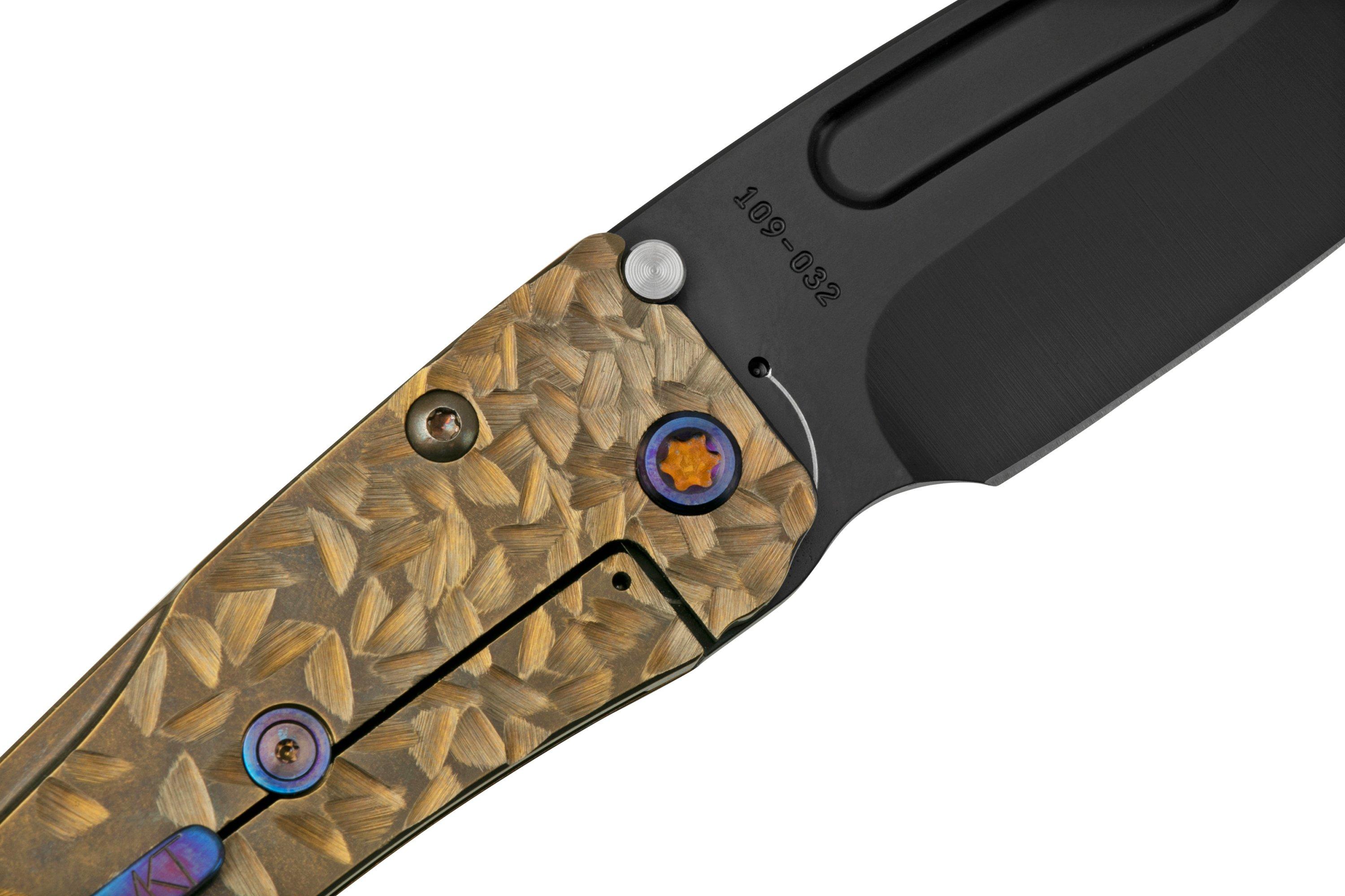 Medford Slim Midi, S45VN PVD DP, Bronze Hammered Fade Handles, pocket ...