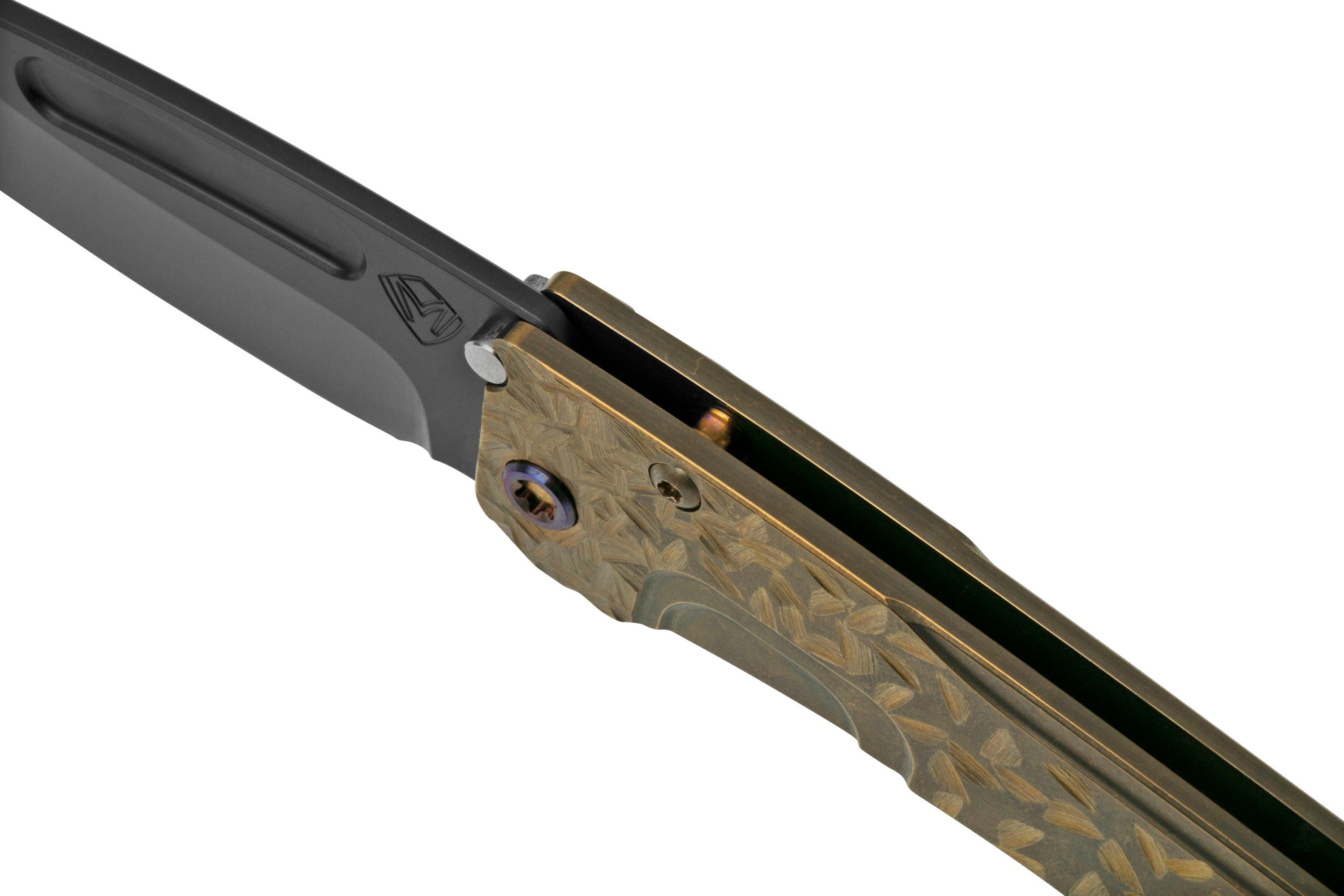 Medford Slim Midi, S45VN PVD DP, Bronze Hammered Fade Handles, pocket ...