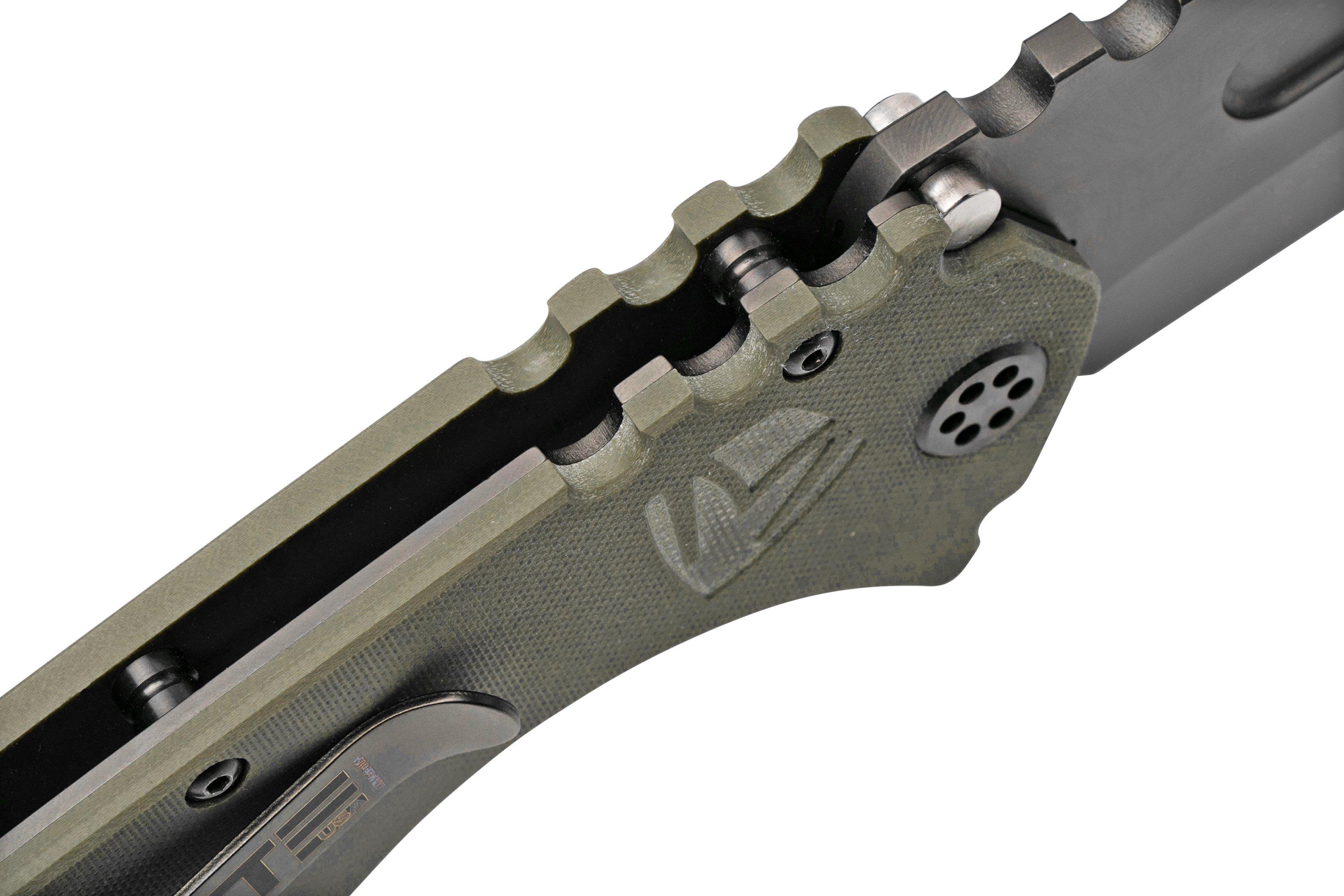 Medford Praetorian Scout M/P D2, Black Tanto Blade, OD Green G10 ...