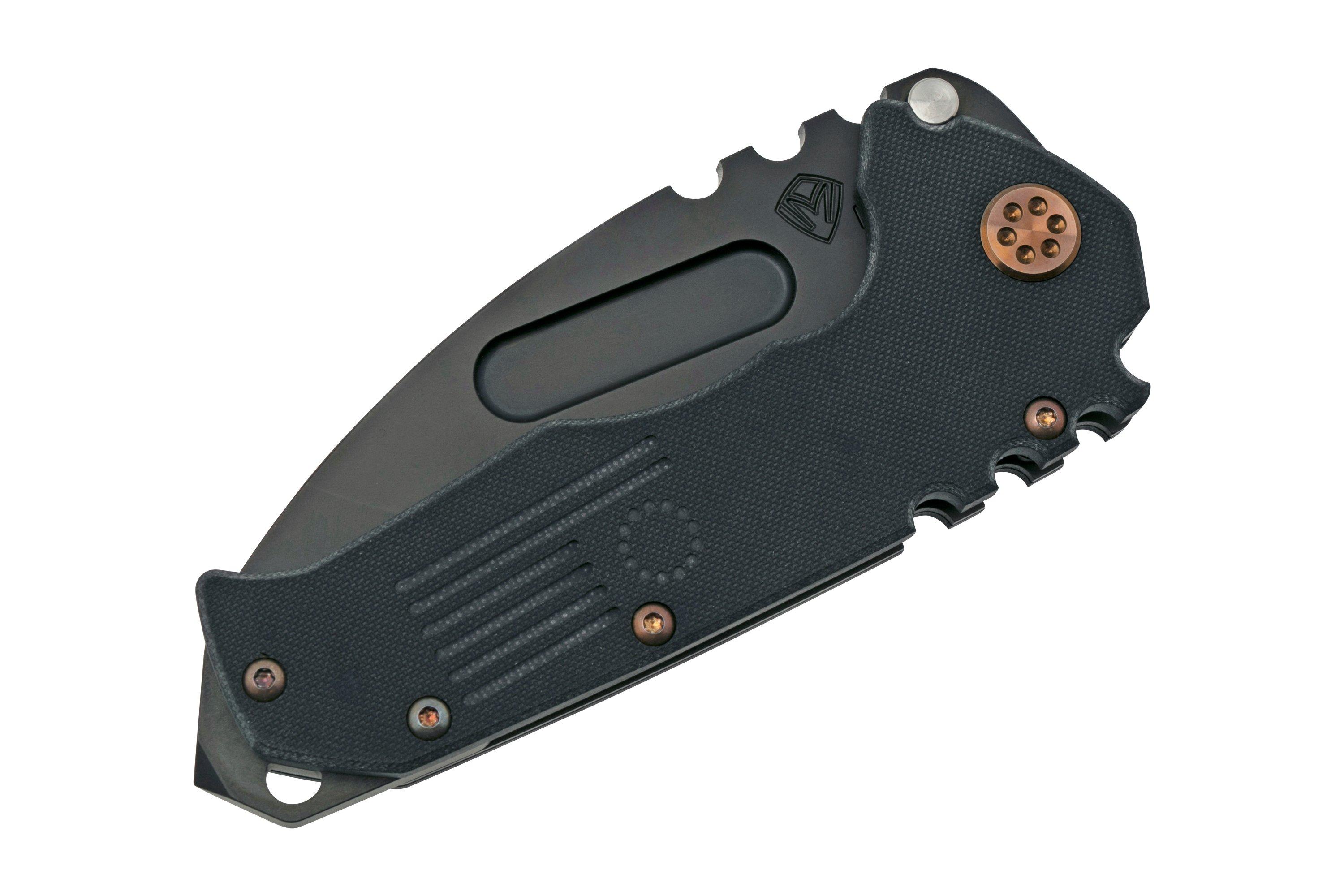 Medford Praetorian Scout M/P, D2 PVD Tanto, Black G10 zakmes ...