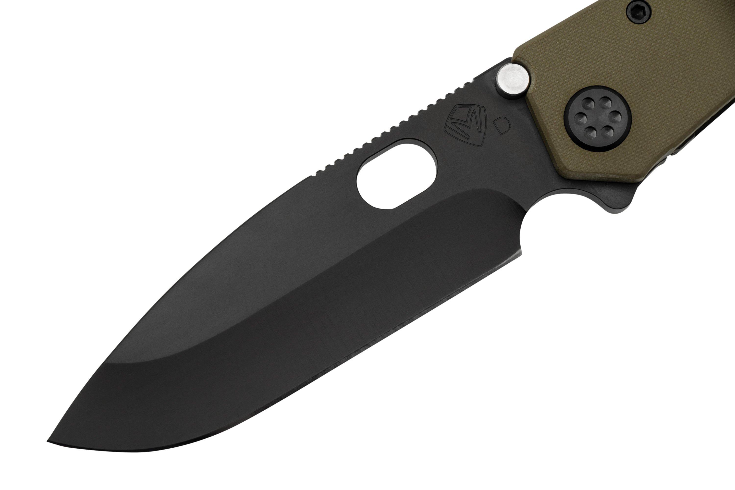 Medford 187 DP, D2 PVD Blade, OD Green G10 Handle, PVD Spring Hardware ...