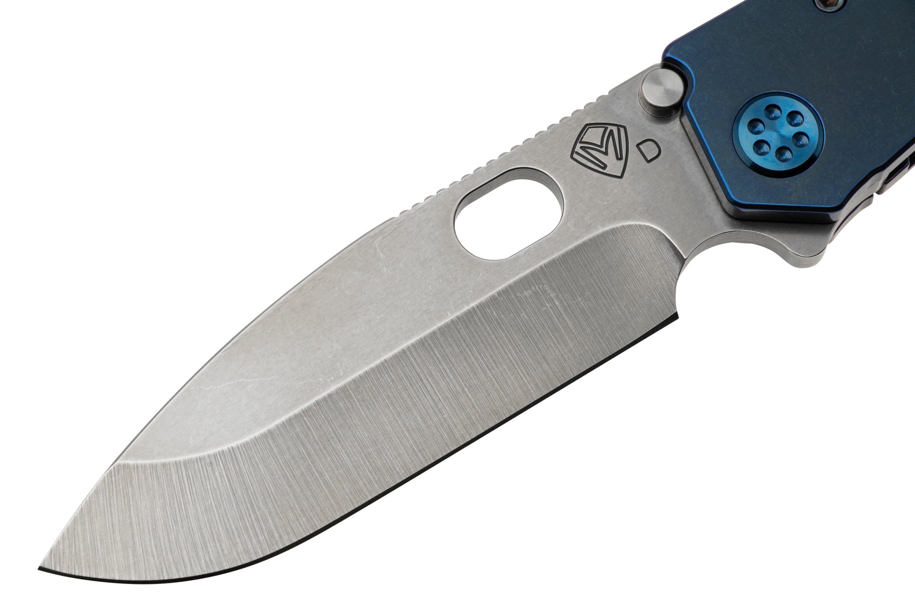 Medford 187 DP, D2 Tumbled Blade, Blue Handle, Blue Hardware, pocket ...