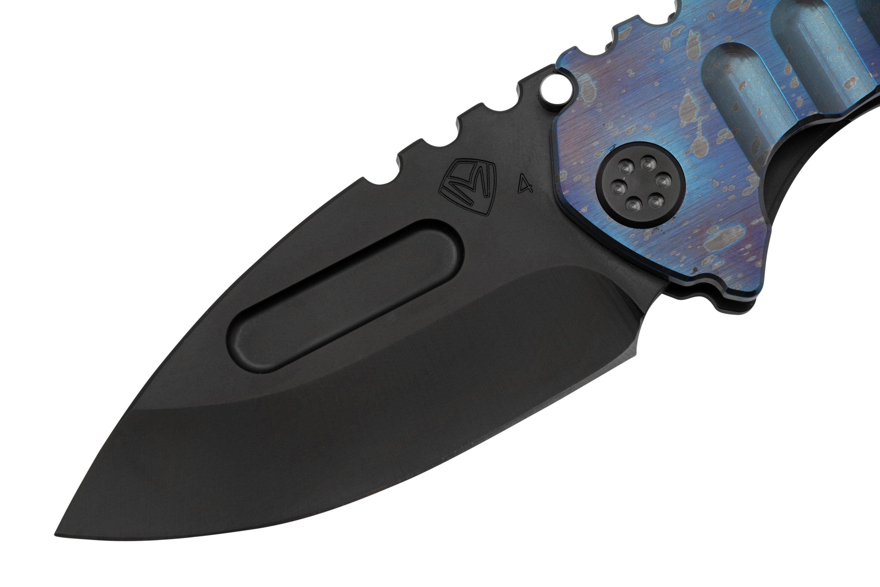 Medford Genesis T, S45VN PVD Drop Point Blade, Faced Flamed Galaxy ...