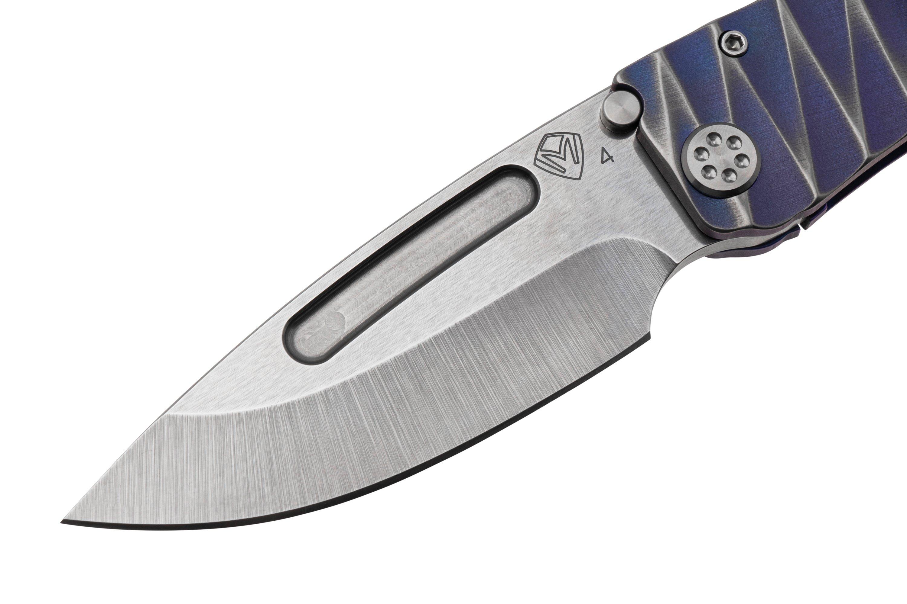 Medford Marauder H S45VN Tumbled DP, Violet Brushed Silver Lightning ...