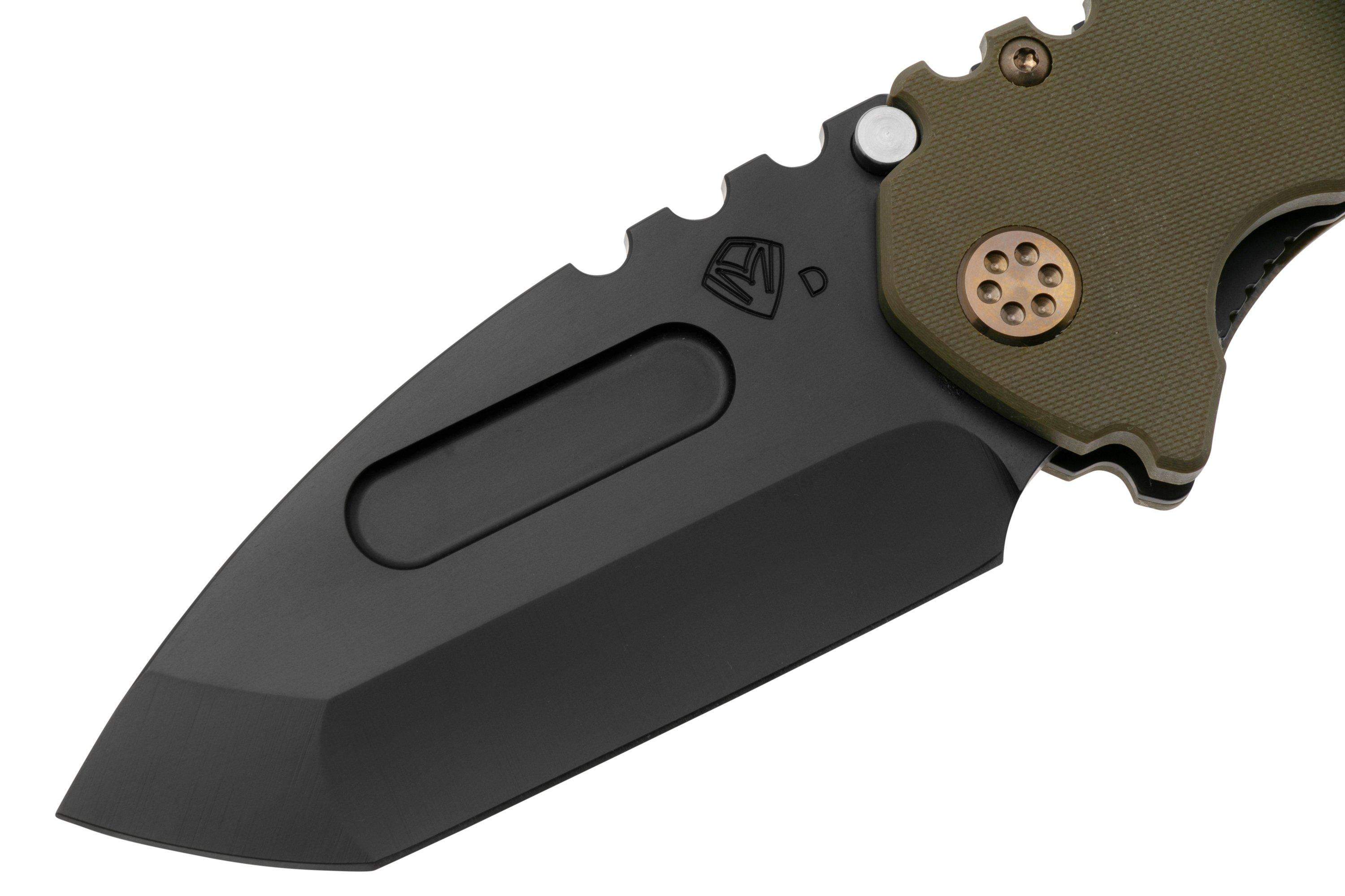 Medford Preatorian Scout M/P, D2 Black PVD Tanto, OD Green G10, Bronze ...