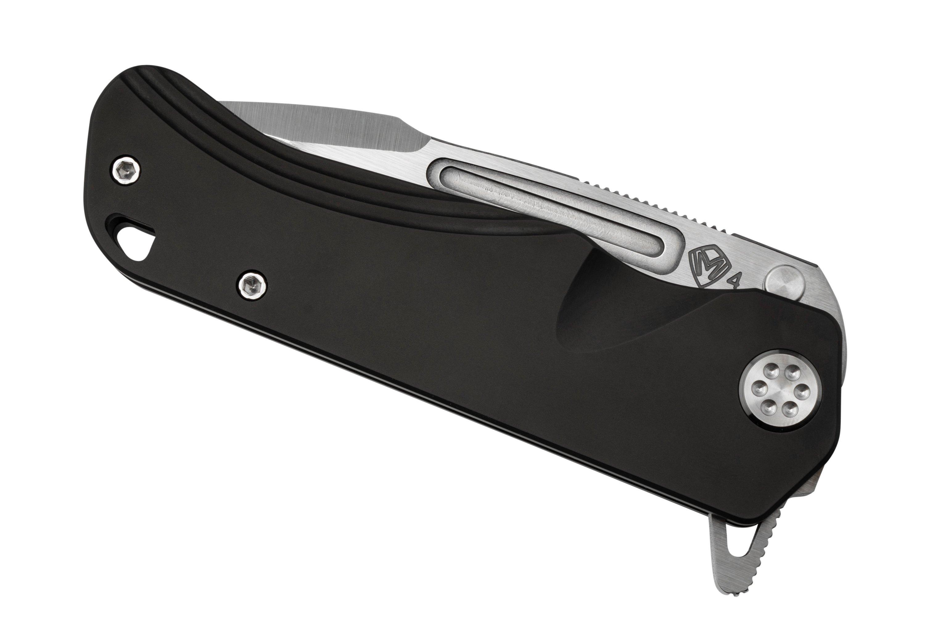 Medford Proxima, S45VN Tumbled Blade Satin Flats, PVD Handle coltello ...