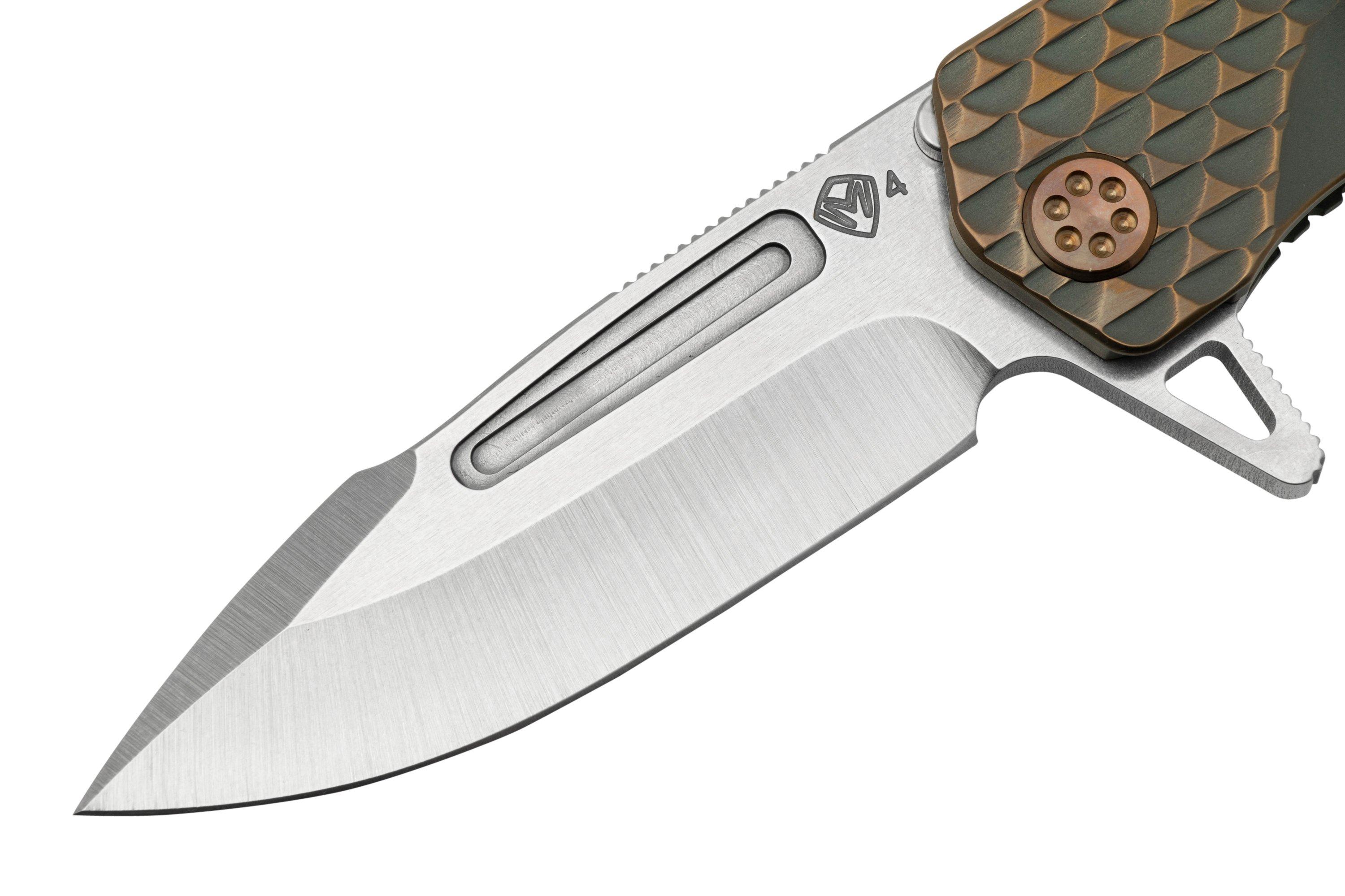 Medford Proxima, S45VN Tumbled Blade, BB Cement Bronze Dragon Skin ...