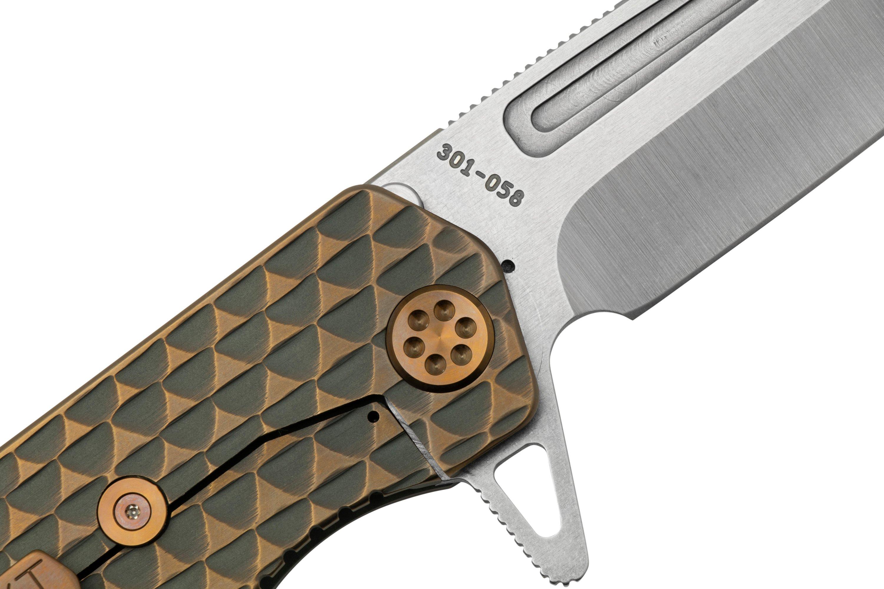 Medford Proxima, S45VN Tumbled Blade, BB Cement Bronze Dragon Skin ...