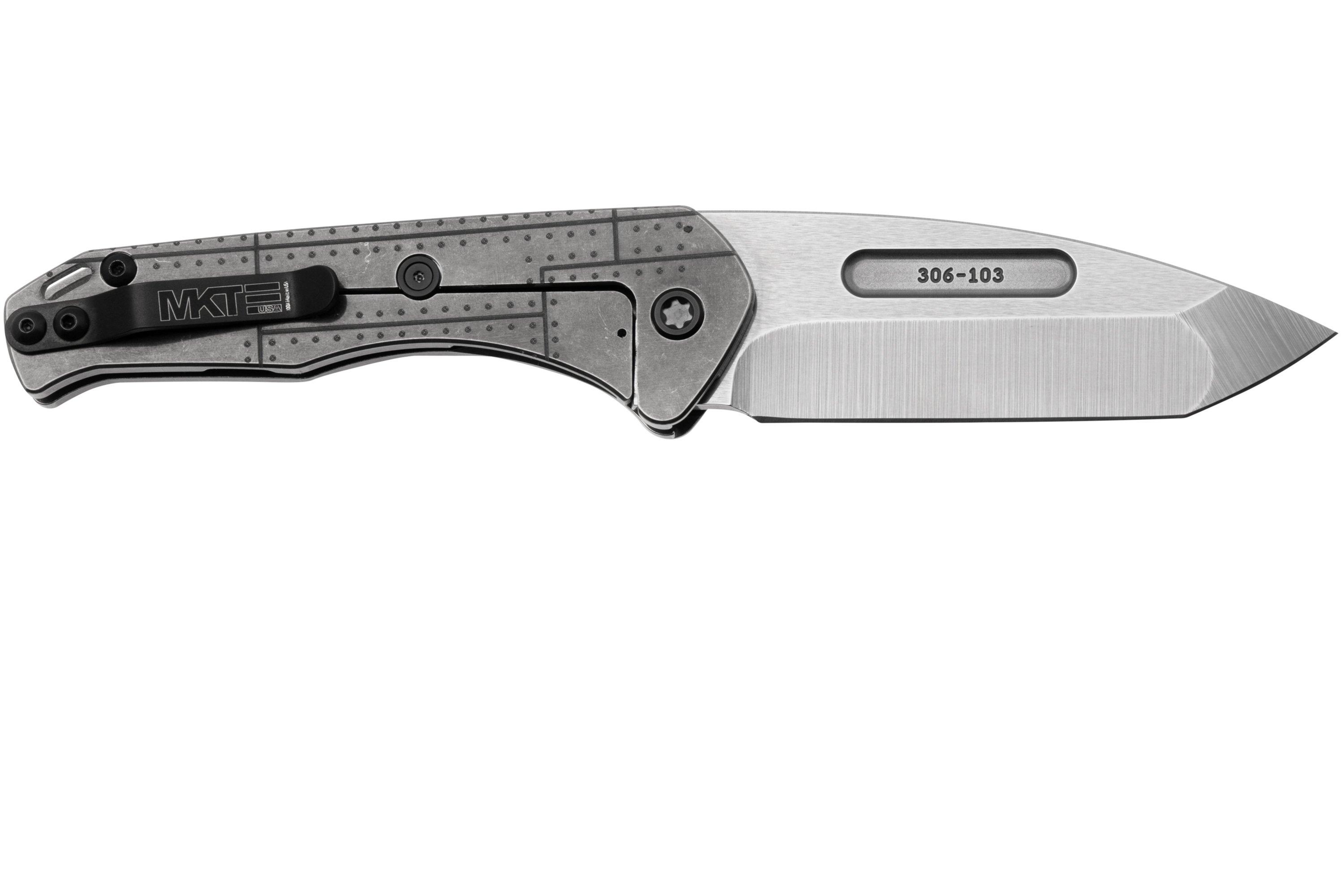 Medford Praetorain Slim S45VN Tumbled Tanto Blade, Tumbled Warthog Star ...