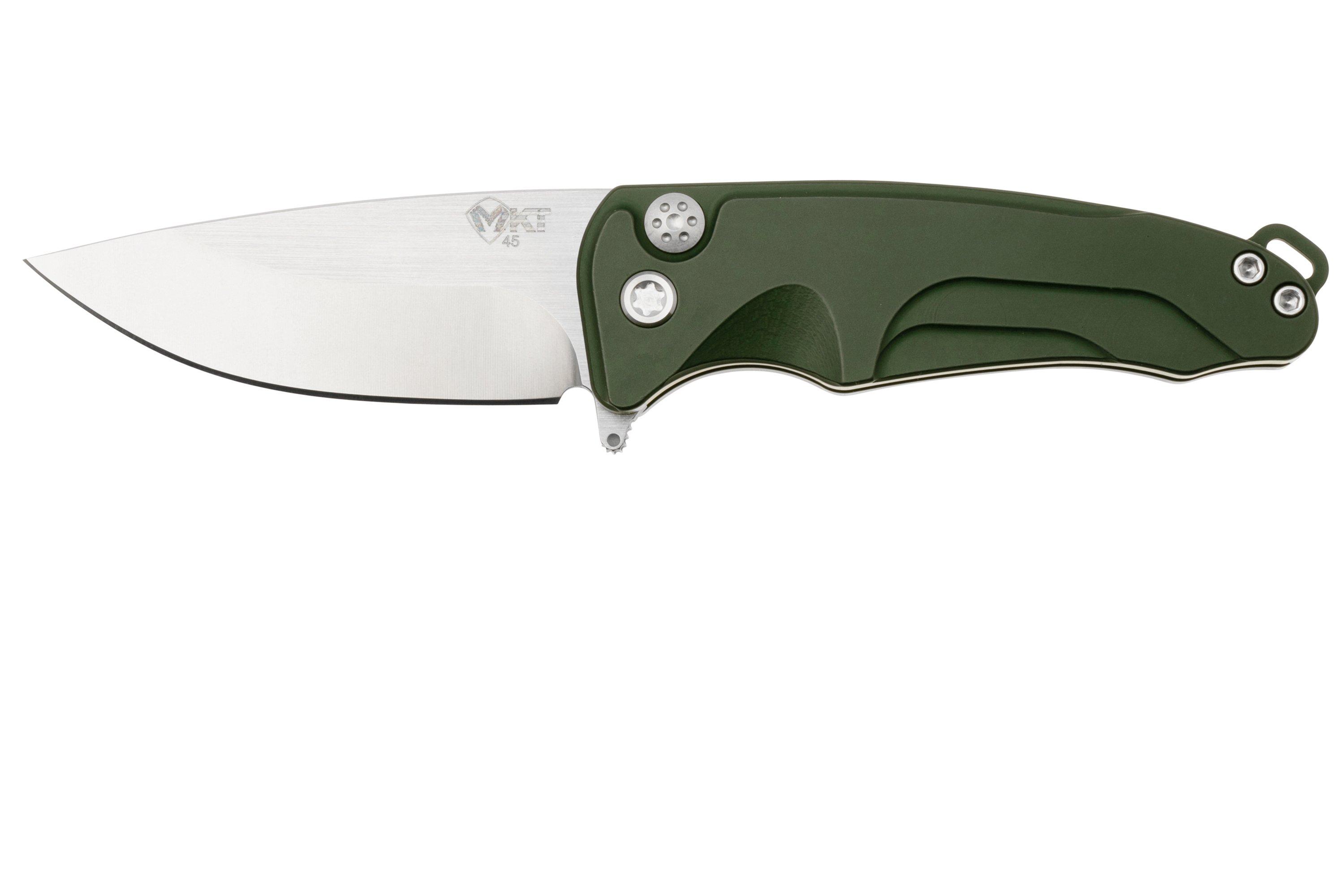 Medford Smooth Criminal 23-SC-03, S45VN Tumbled Blade, Green Handle ...