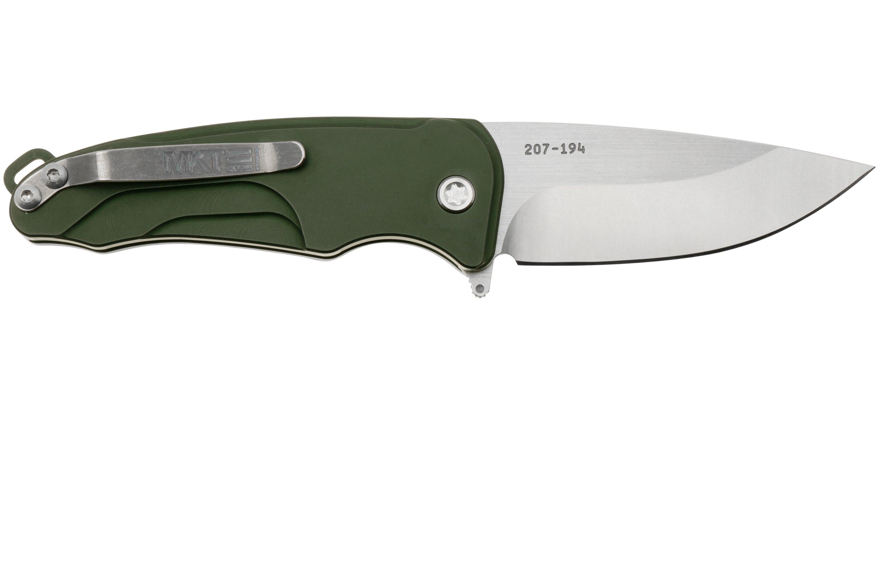 Medford Smooth Criminal 23-SC-03, S45VN Tumbled Blade, Green Handle ...