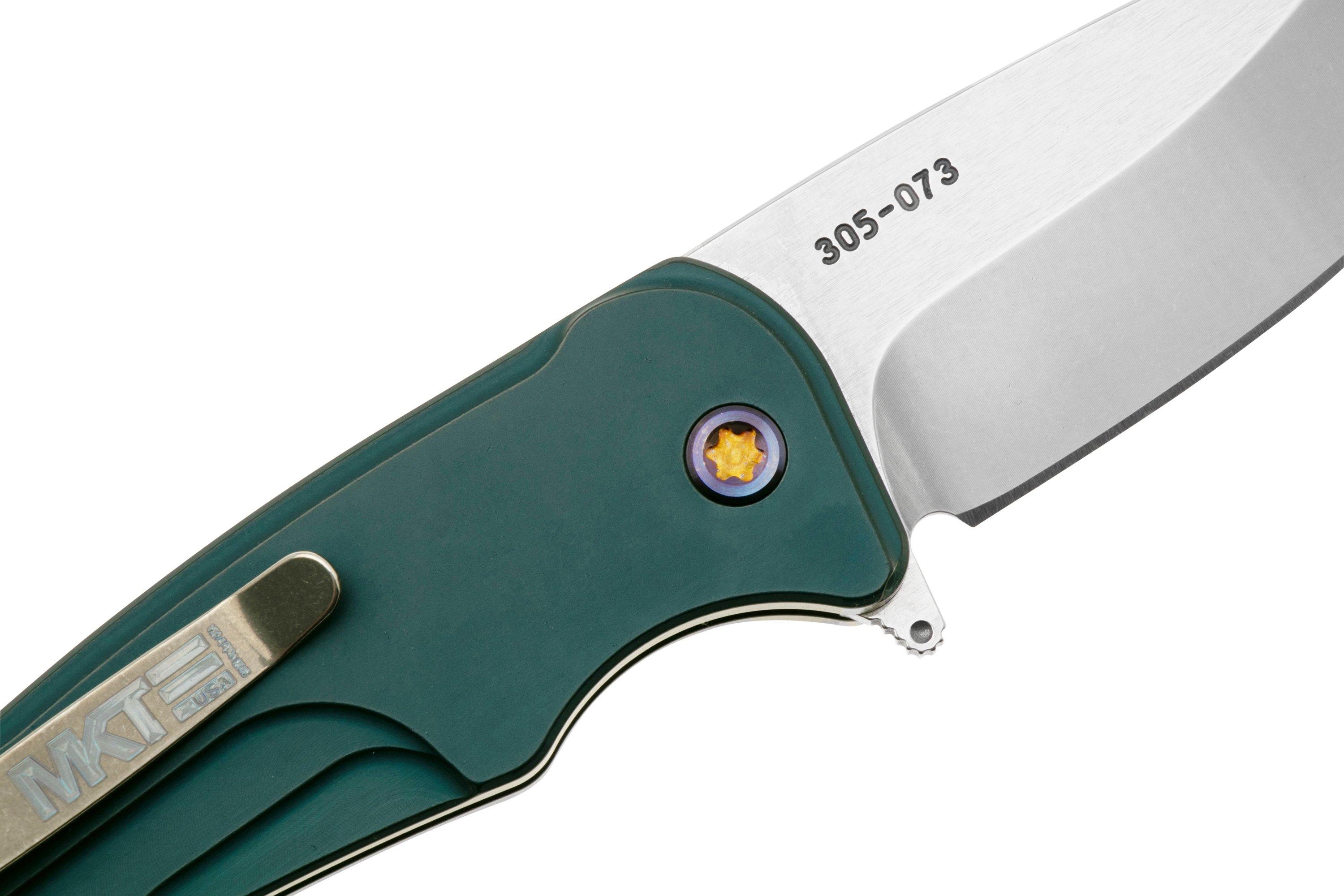 Medford Smooth Criminal 23-SC-06, S45VN Tumbled Blade, Blue Handles ...