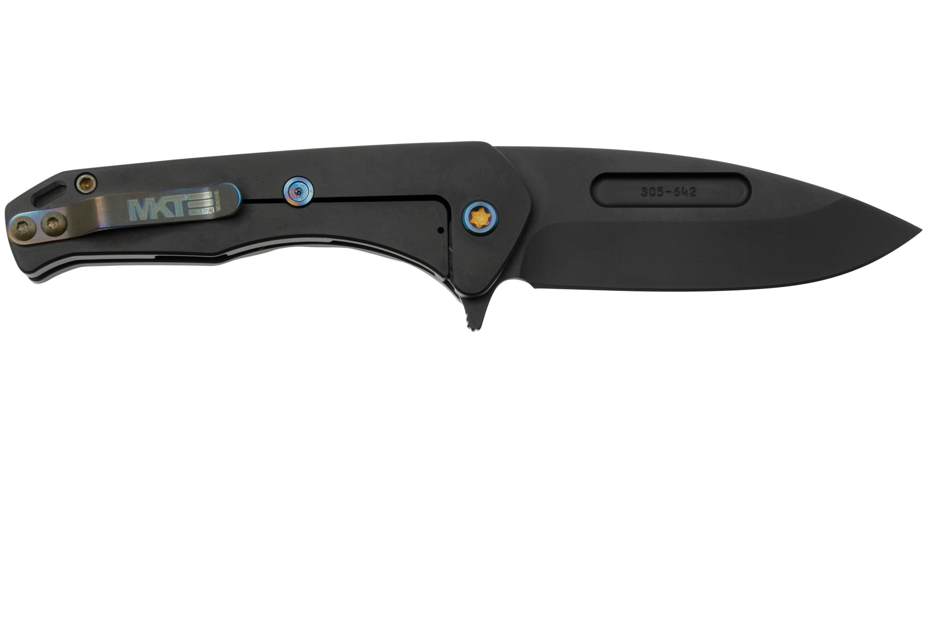 Medford Swift FL Flipper, S45VN PVD Droppoint, Black Handle, PVD Spring ...