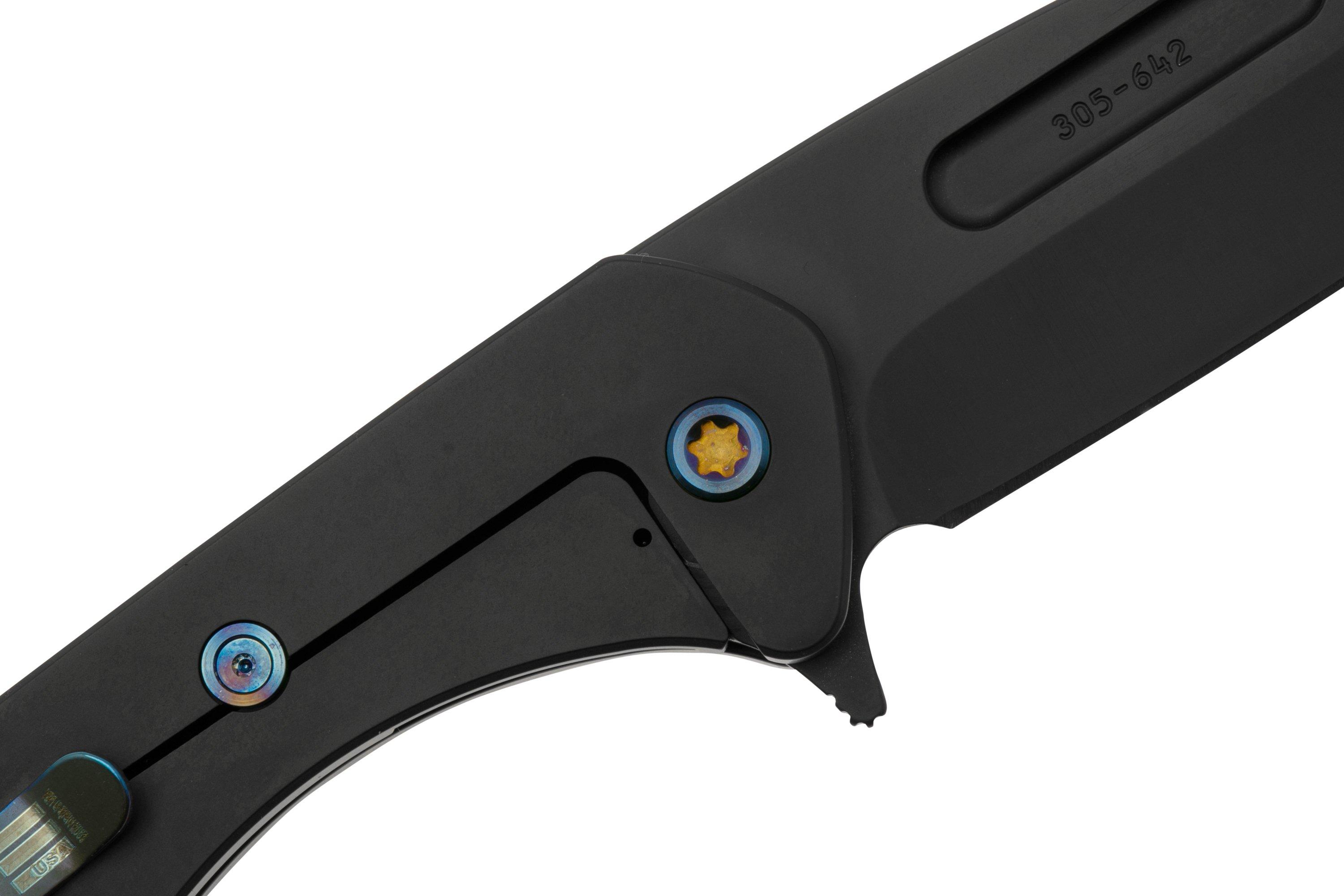Medford Swift FL Flipper, S45VN PVD Droppoint, Black Handle, PVD Spring ...