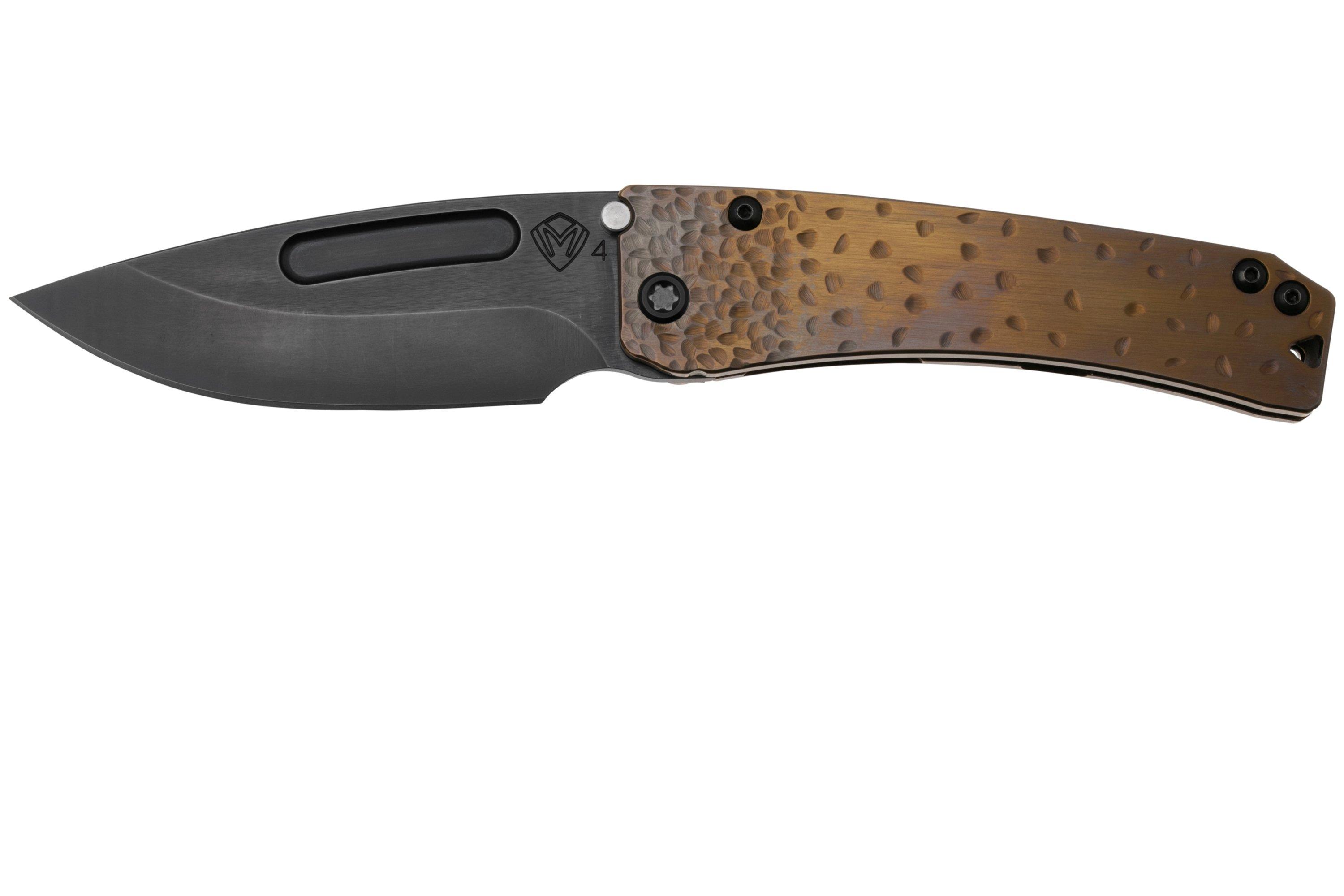 Medford Slim Midi Marauder S45VN PVD DP, Bronze Hammered Fade, zakmes ...