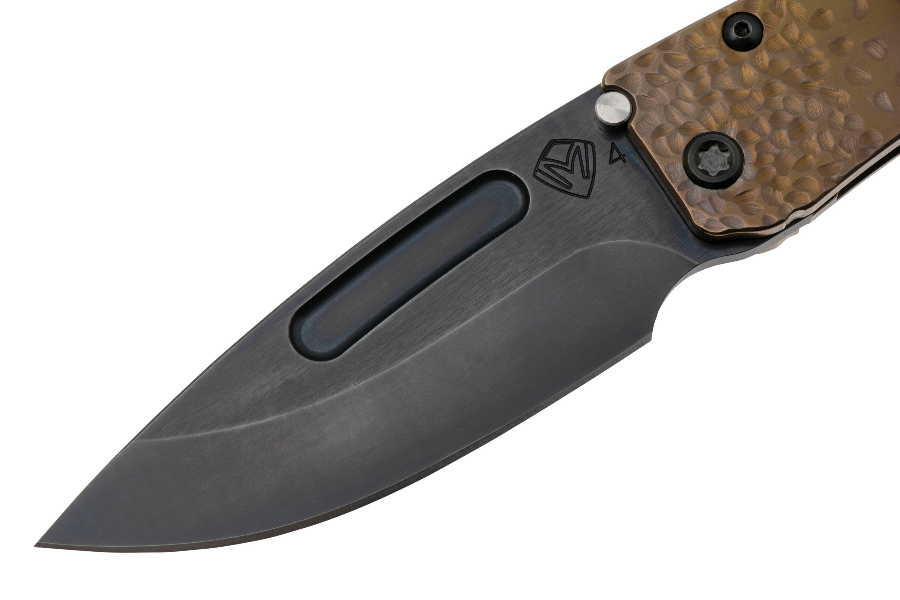 Medford Slim Midi Marauder S45VN PVD DP, Bronze Hammered Fade, zakmes ...