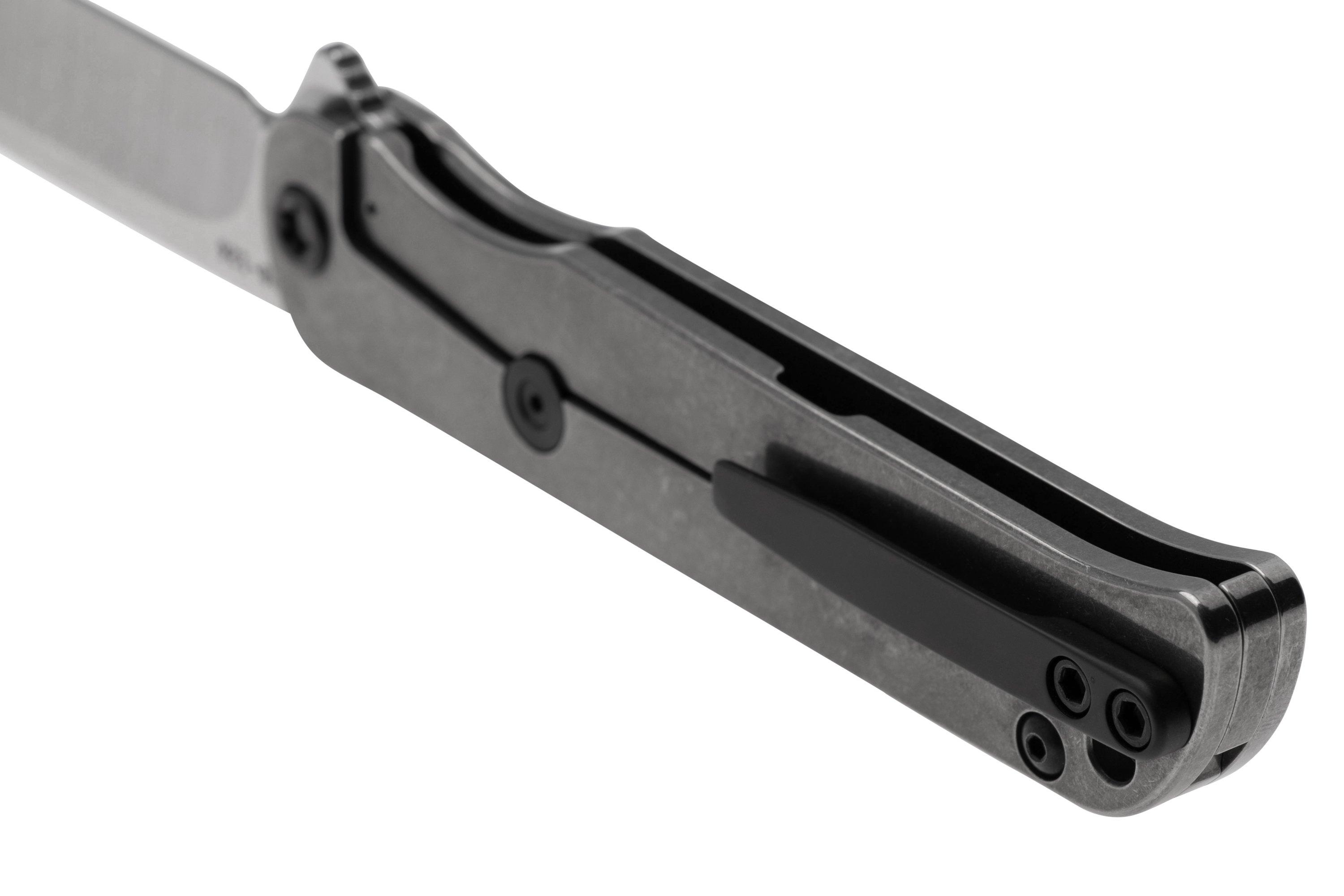 Medford T-Bone 23-TB-03, S35VN Tumbled Droppoint, Tumbled Titanium ...