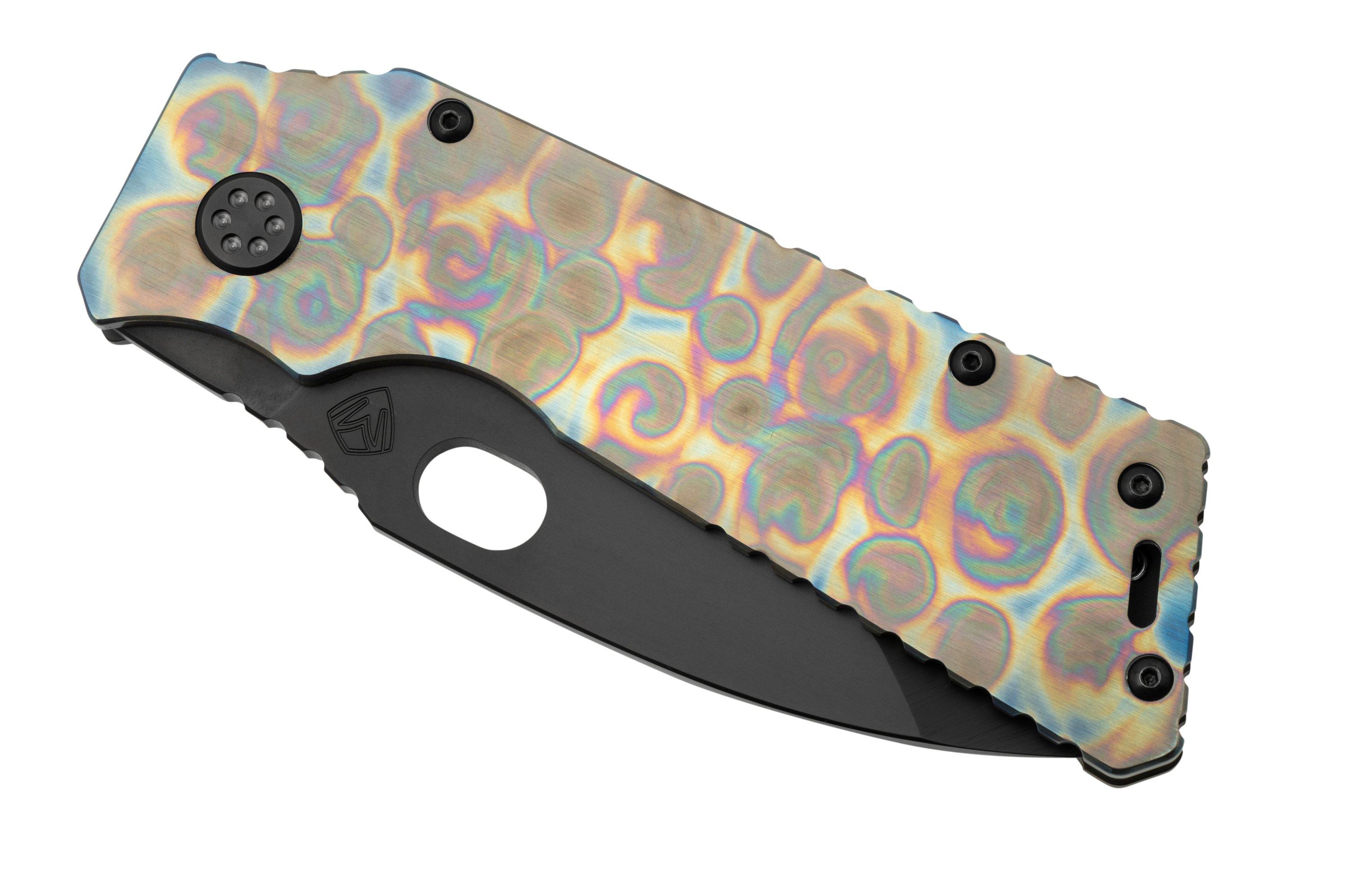 Medford TFF-1, S45VN PVD Blade, Faced Flamed Starry Night Handle pocket ...