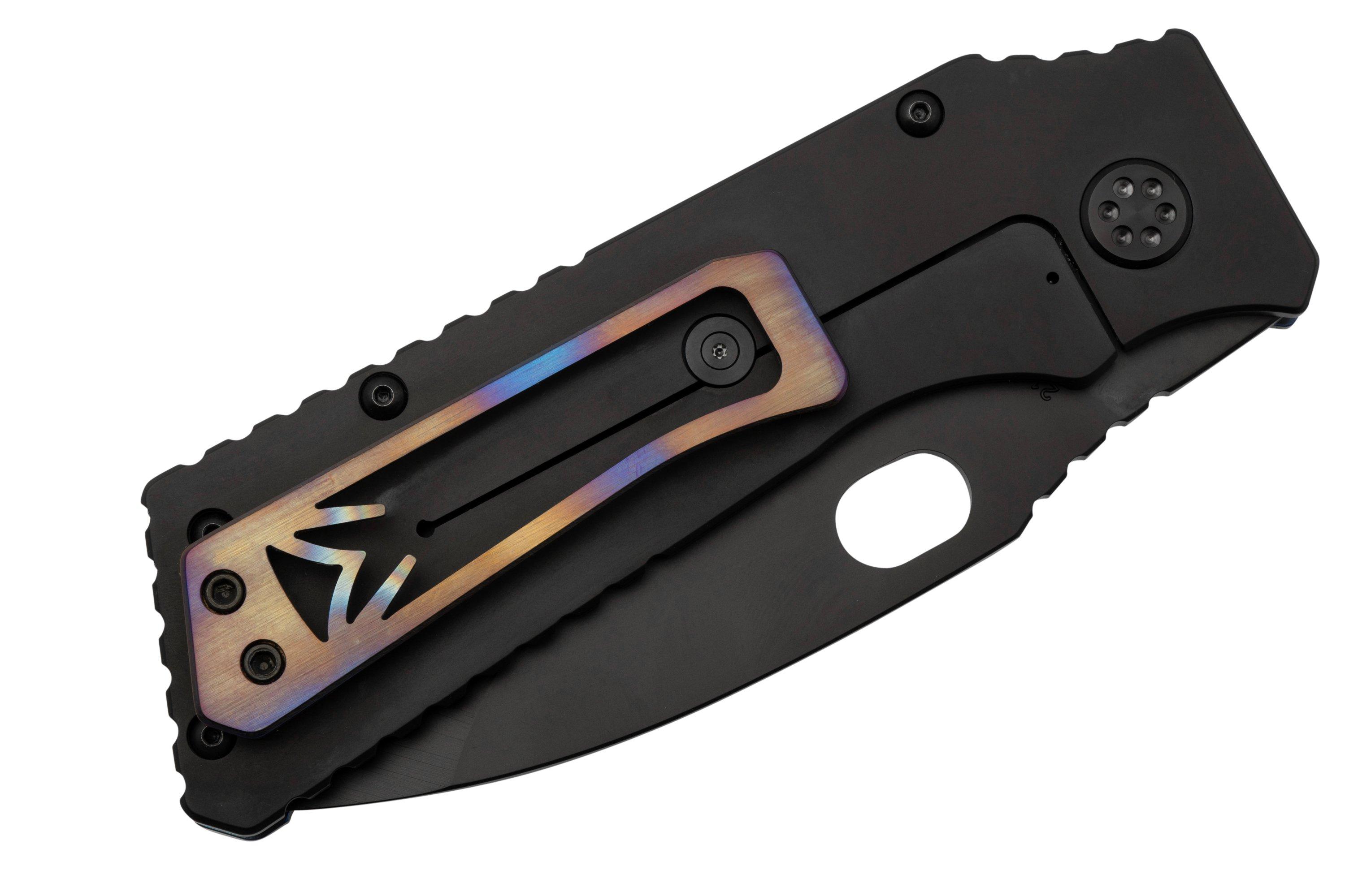 Medford TFF-1, S45VN PVD Blade, Faced Flamed Starry Night Handle pocket ...