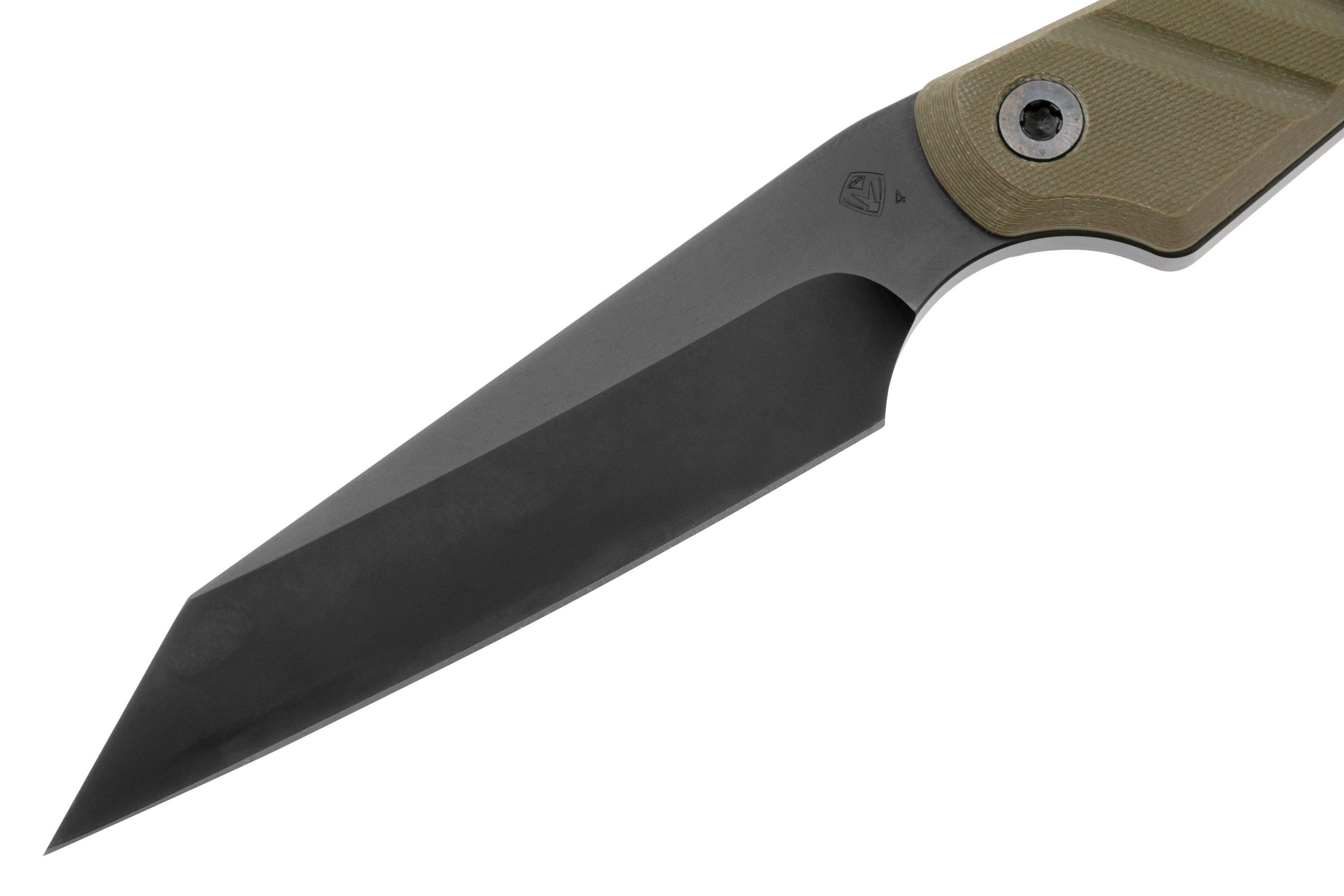 Medford UDT-1 Black PVD S45VN, OD Green G10, Black PVD Hardware, Kydex ...