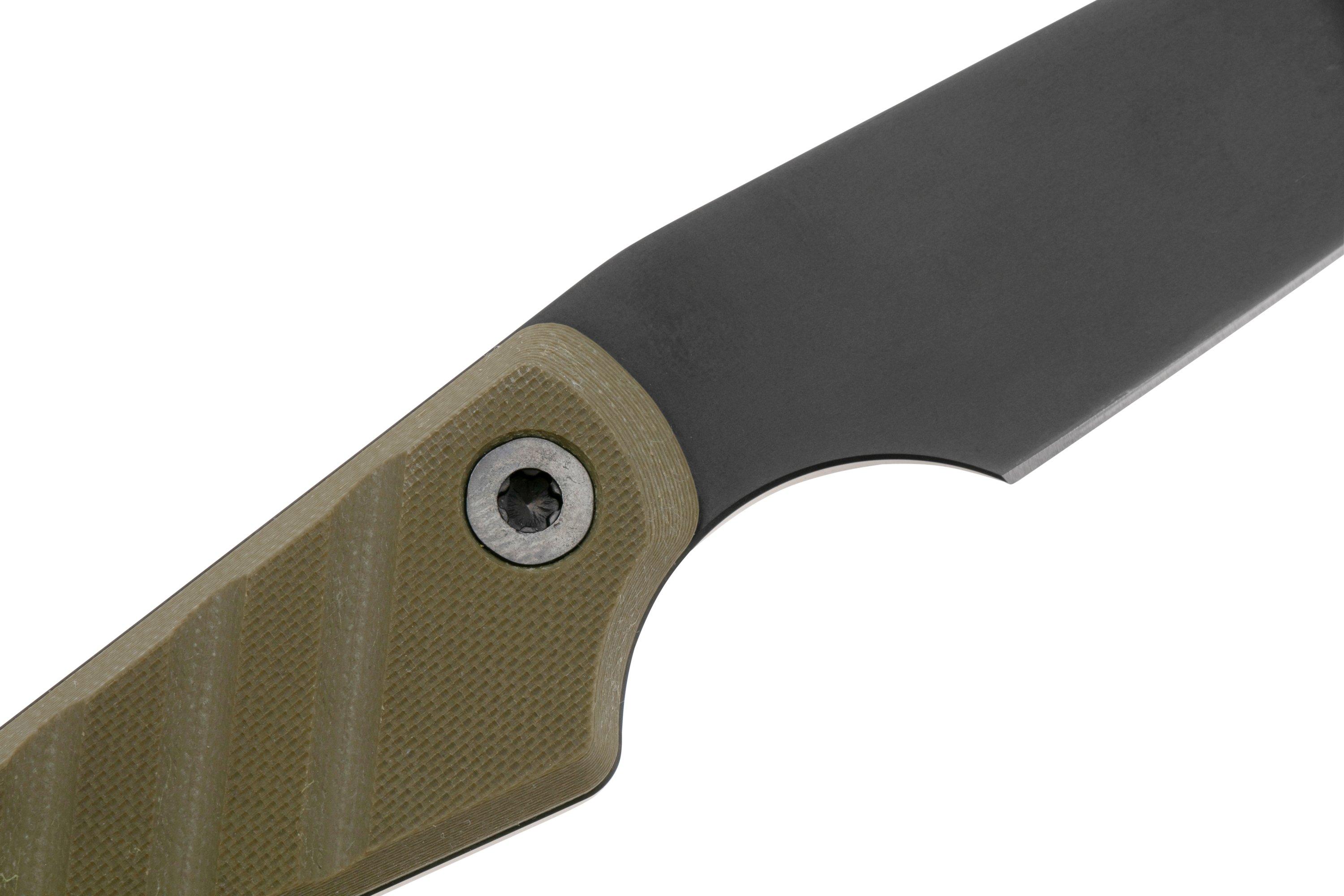 Medford UDT-1 Black PVD S45VN, OD Green G10, Black PVD Hardware, Kydex ...